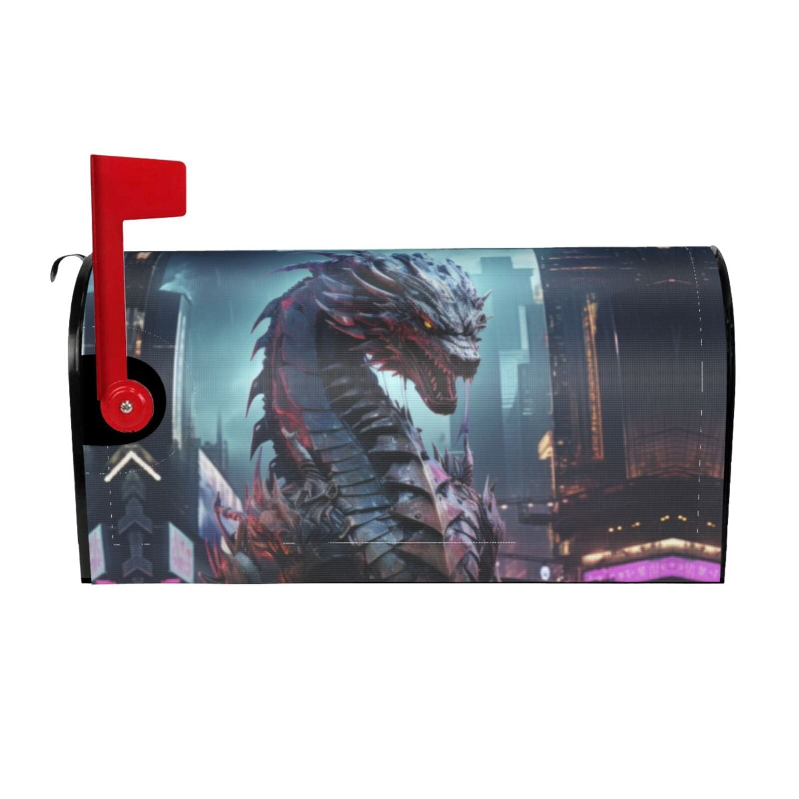 Mailbox Covers, Urban Mechanical Dragon Welcome Cute Mailbox Cover ...
