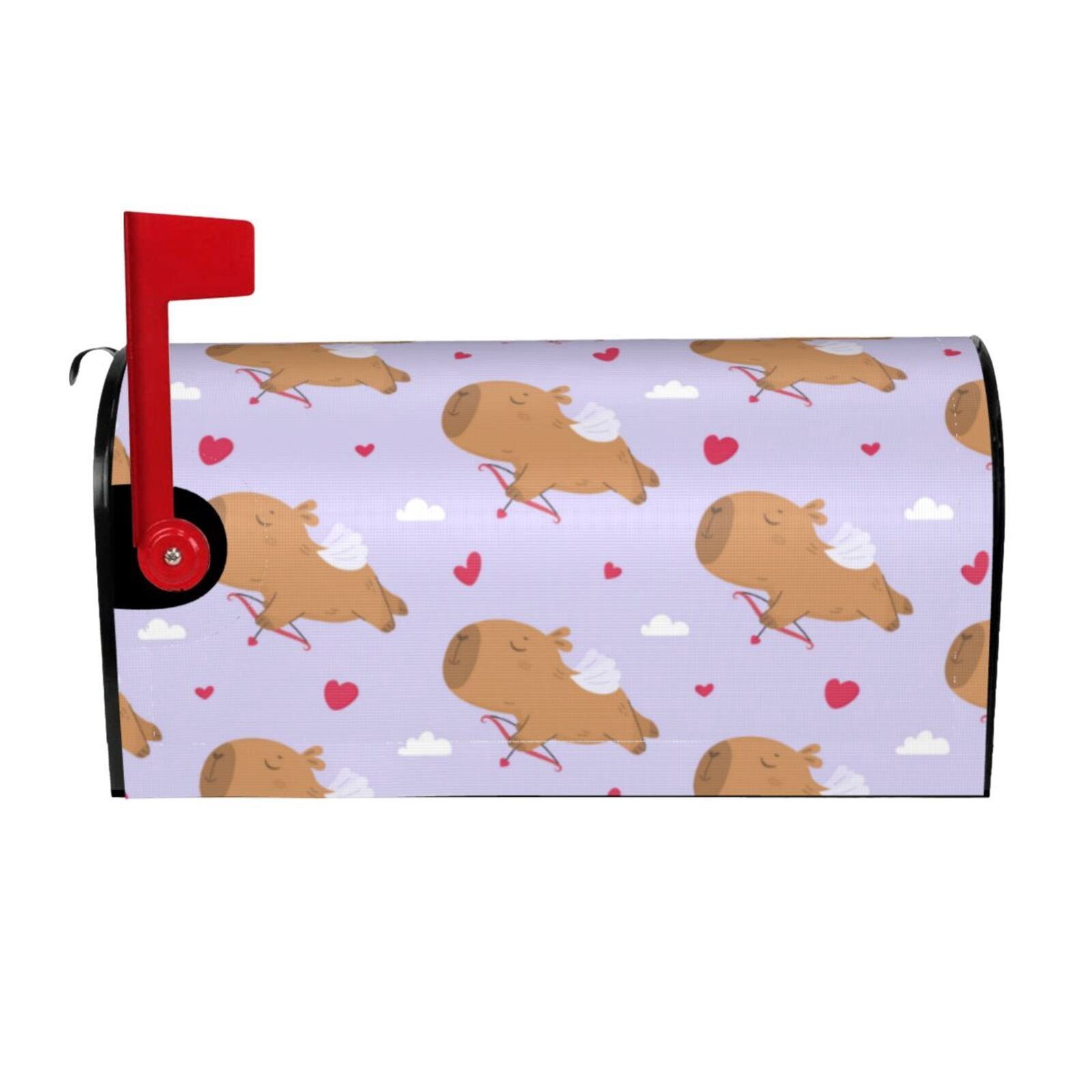 Mailbox Covers, Valentine's Day Capybaras Welcome Cute Mailbox Cover ...