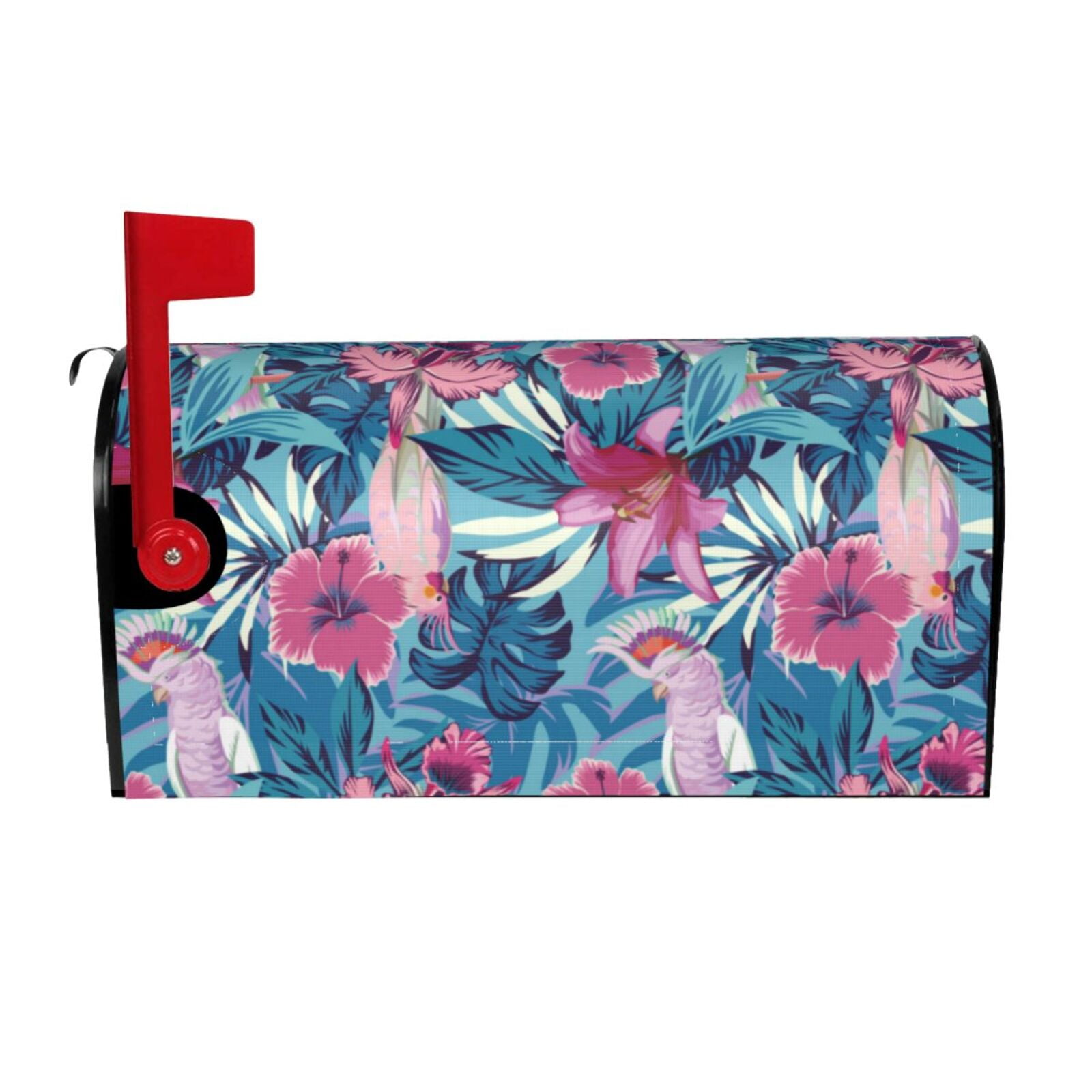 Mailbox Covers Vintage Cockatoo Parrot Flower Waterproof mail Box ...