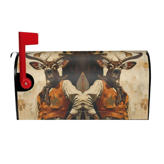 Mailbox Covers, Vintage Style Elk Welcome Cute Mailbox Cover Magnetic ...