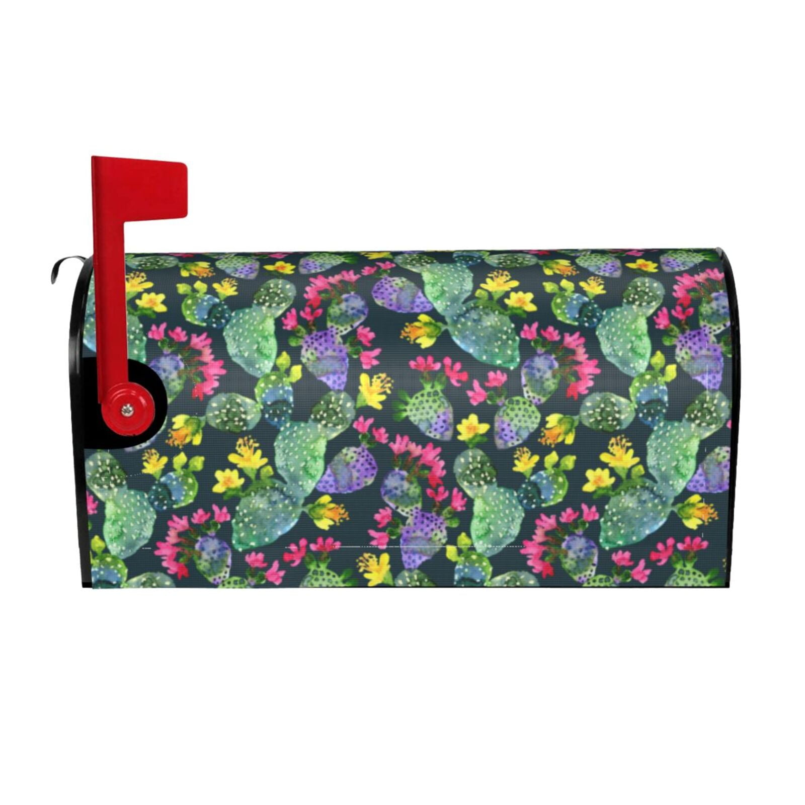 Mailbox Covers Watercolor Cactuses Waterproof mail Box Covers, Magnetic ...