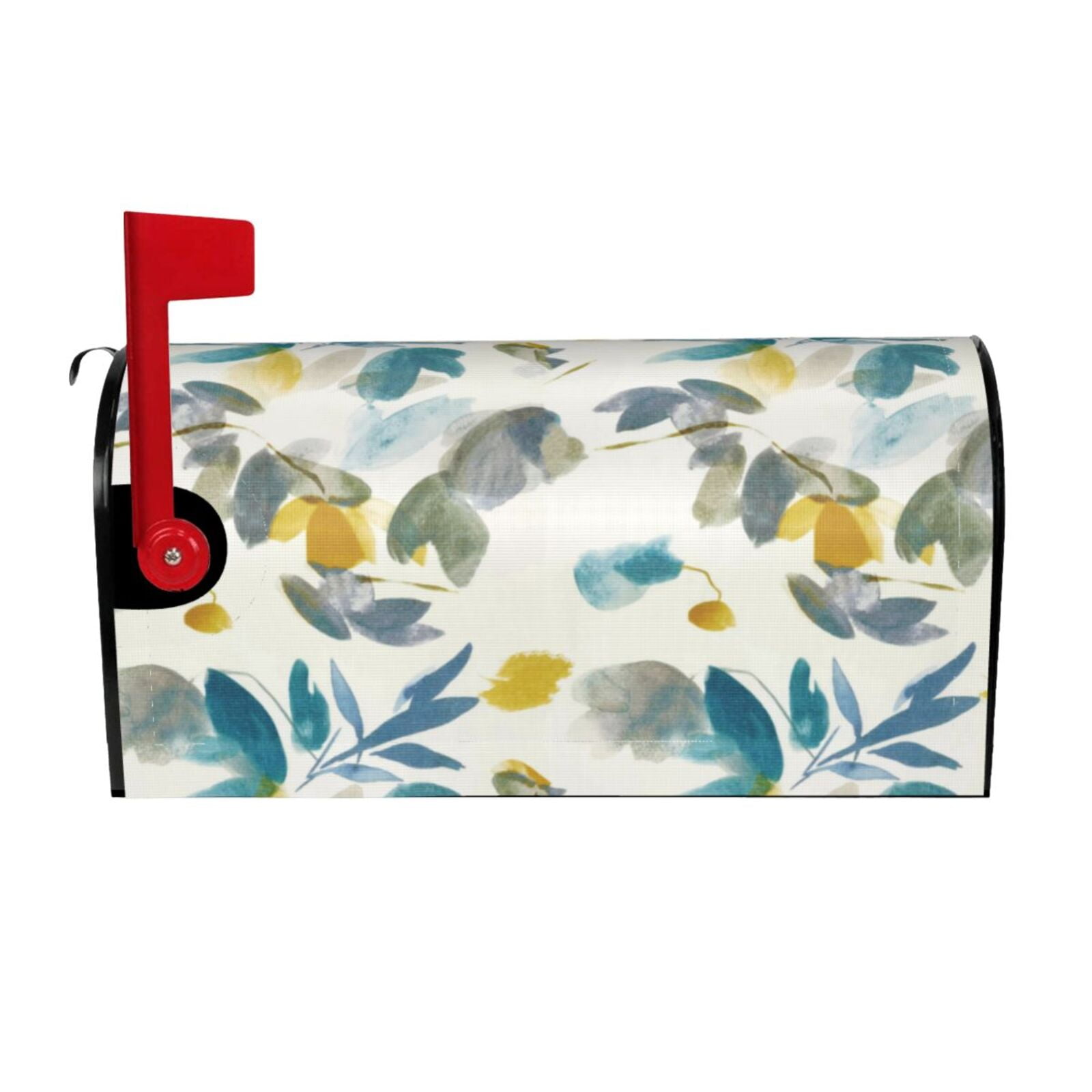 Mailbox Covers Watercolor leaves Waterproof mail Box Covers, Magnetic ...