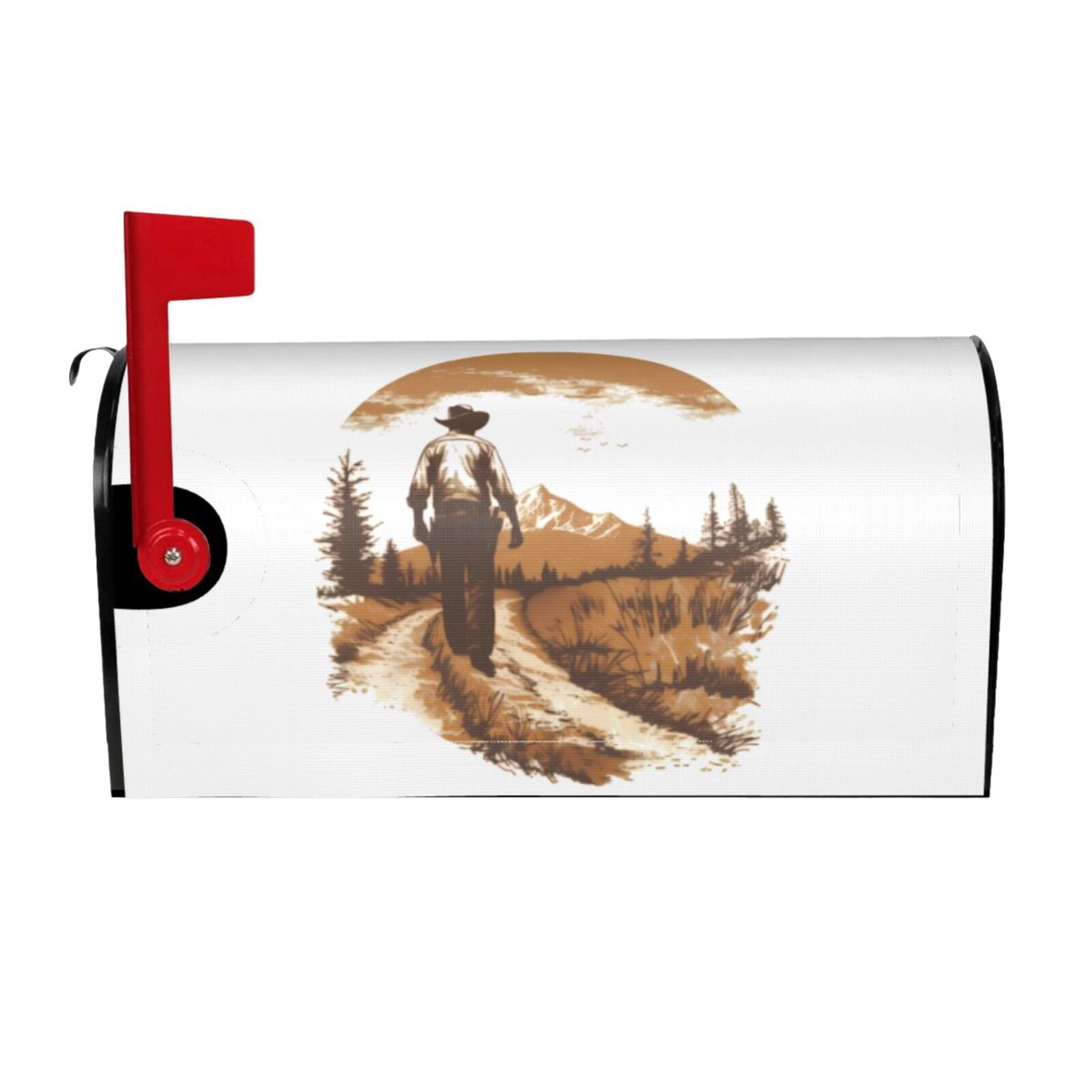 Mailbox Covers, Western Cowboy Countryside Welcome Cute Mailbox Cover ...
