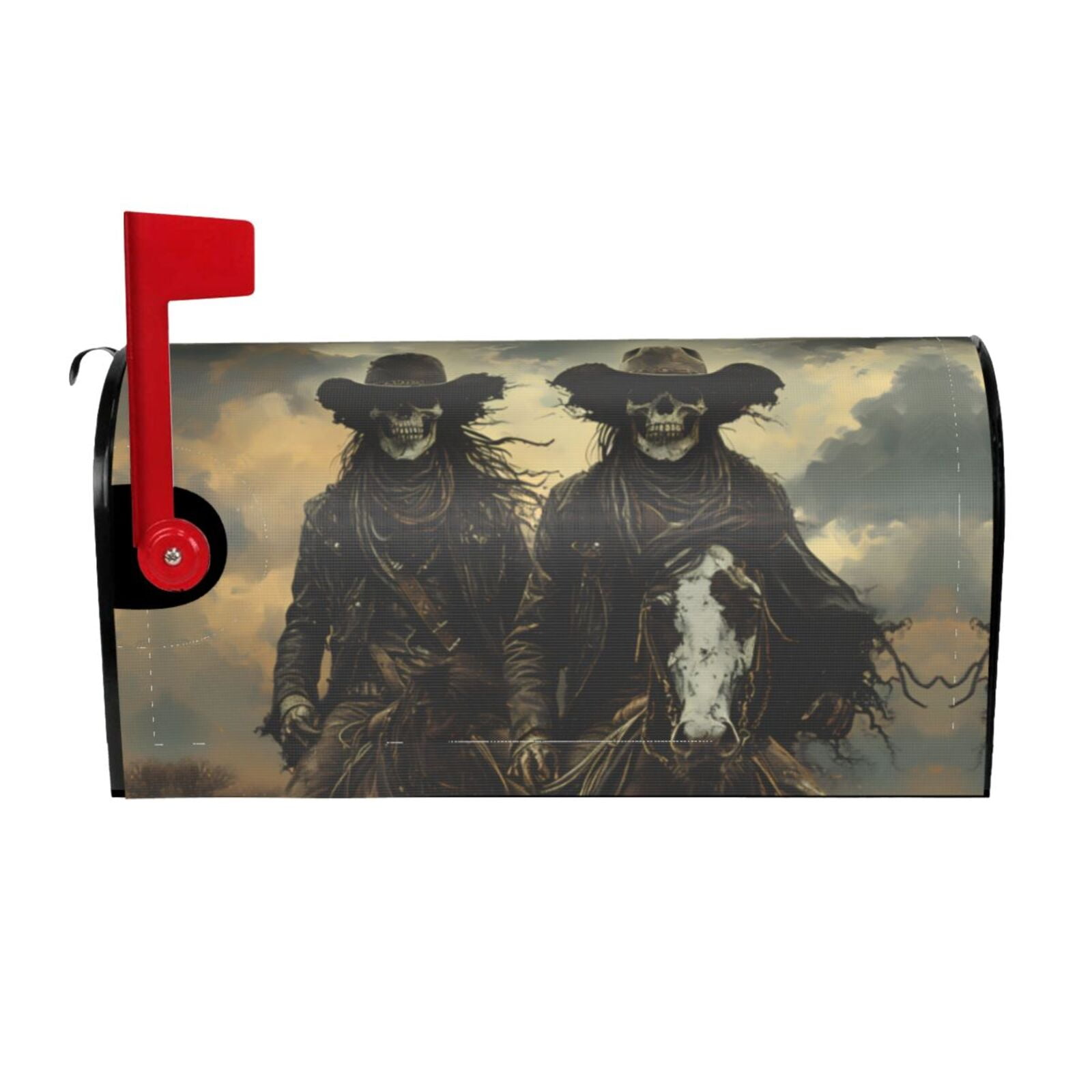 Mailbox Covers, Western Desert Skull Cowboy Welcome Cute Mailbox Cover ...