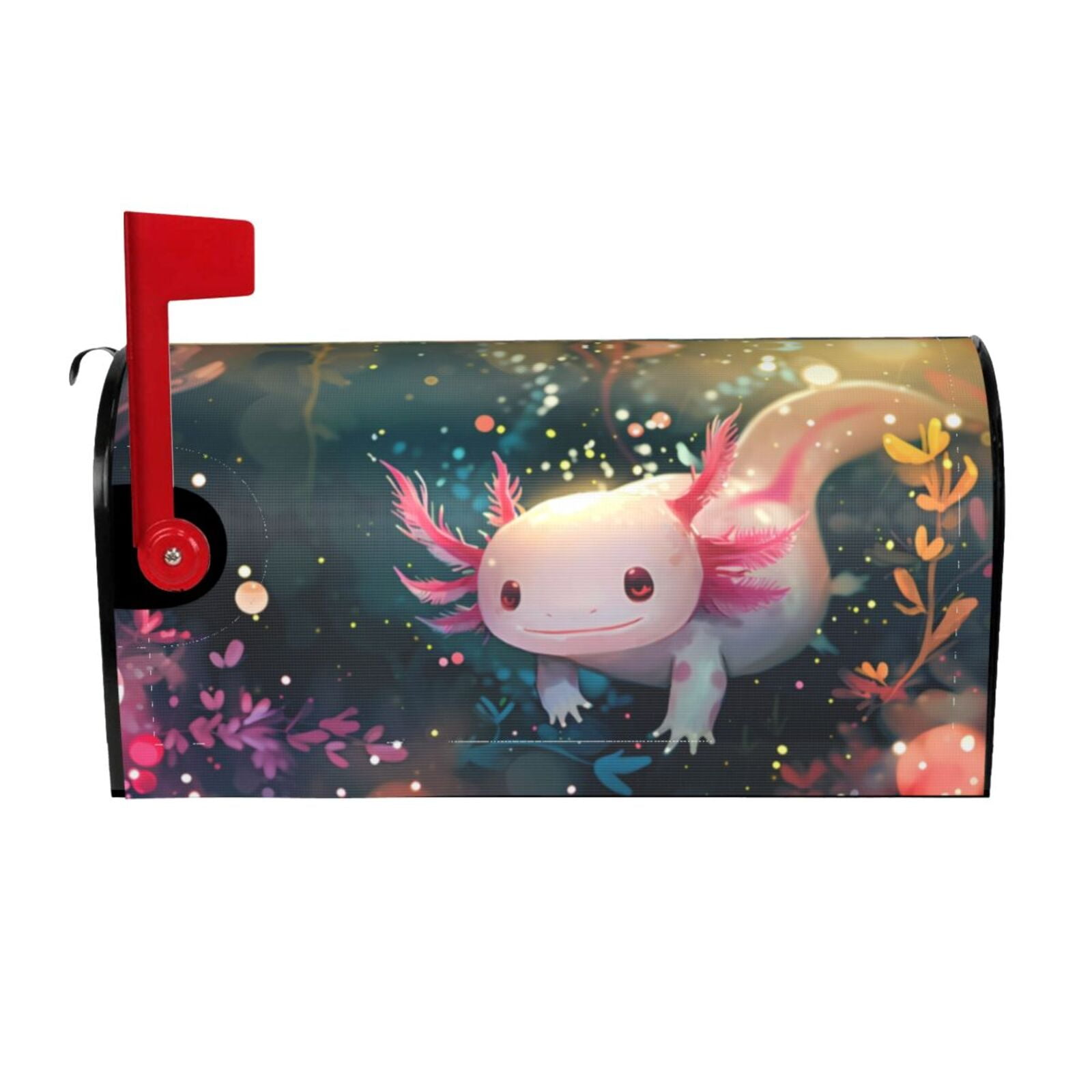 Mailbox Covers Whimsical Axolotl Fantasy Waterproof mail Box Covers ...