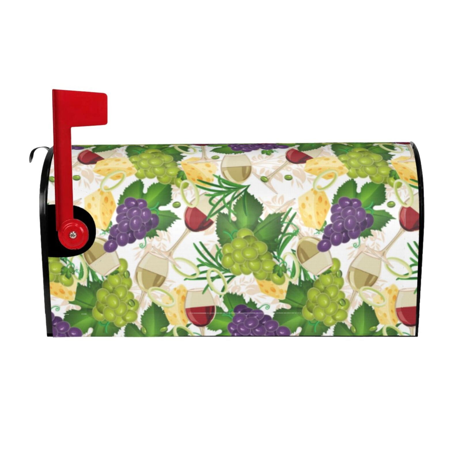 Mailbox Covers Wine Bottle Grape Waterproof mail Box Covers, Magnetic ...