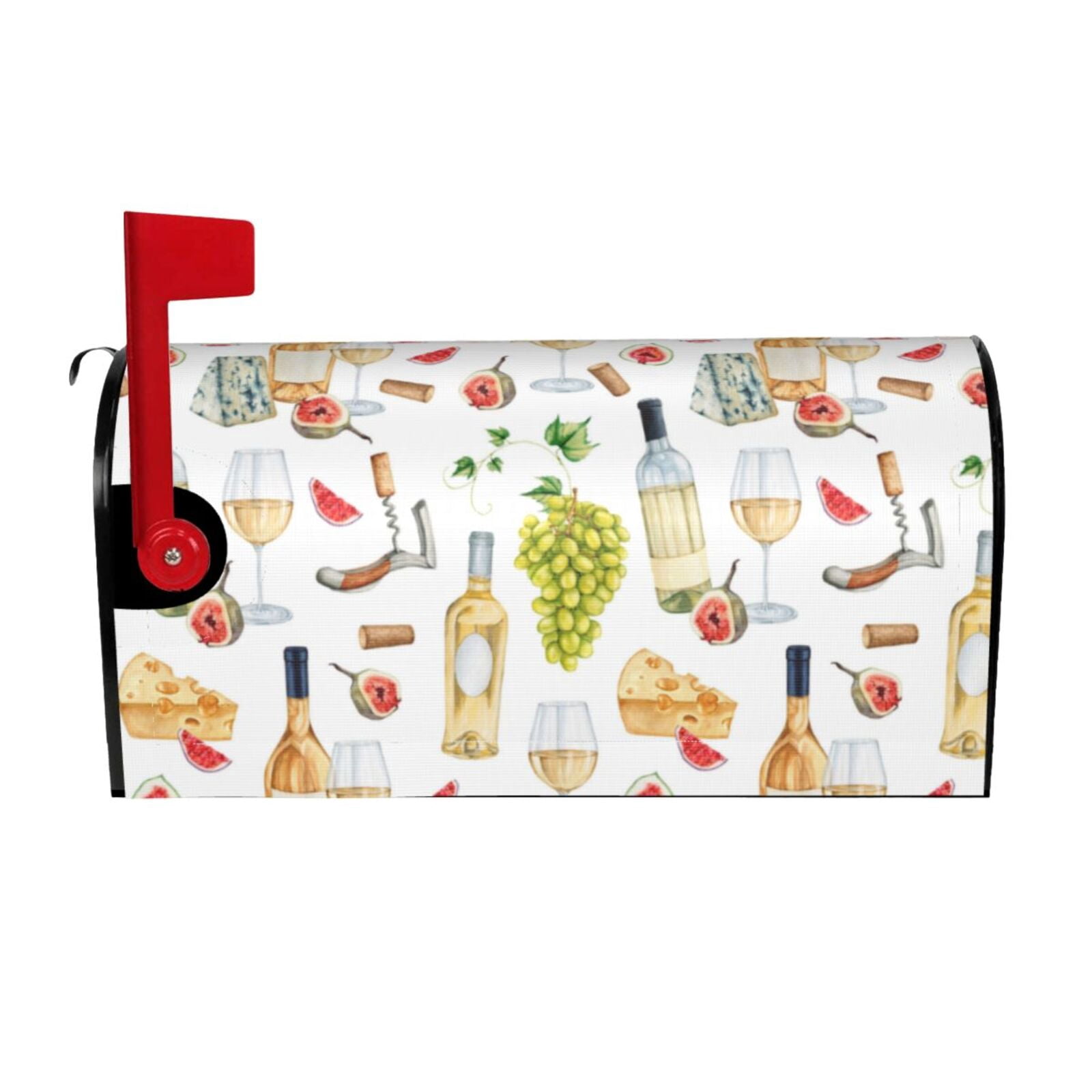 Mailbox Covers, Wine Print No.J940 Welcome Cute Mailbox Cover Magnetic ...