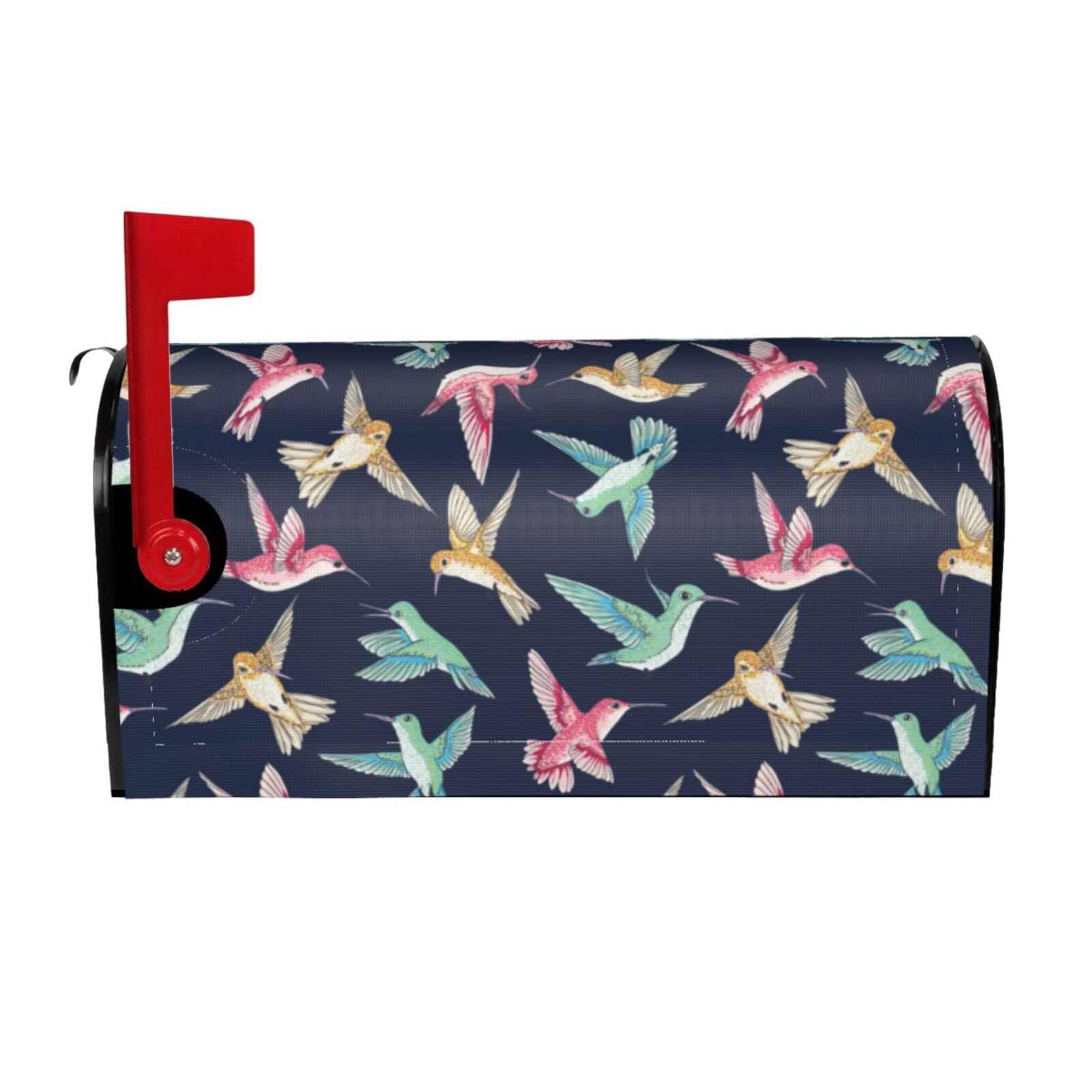 Mailbox Covers Yellow Green Red Hummingbird Waterproof mail Box Covers ...