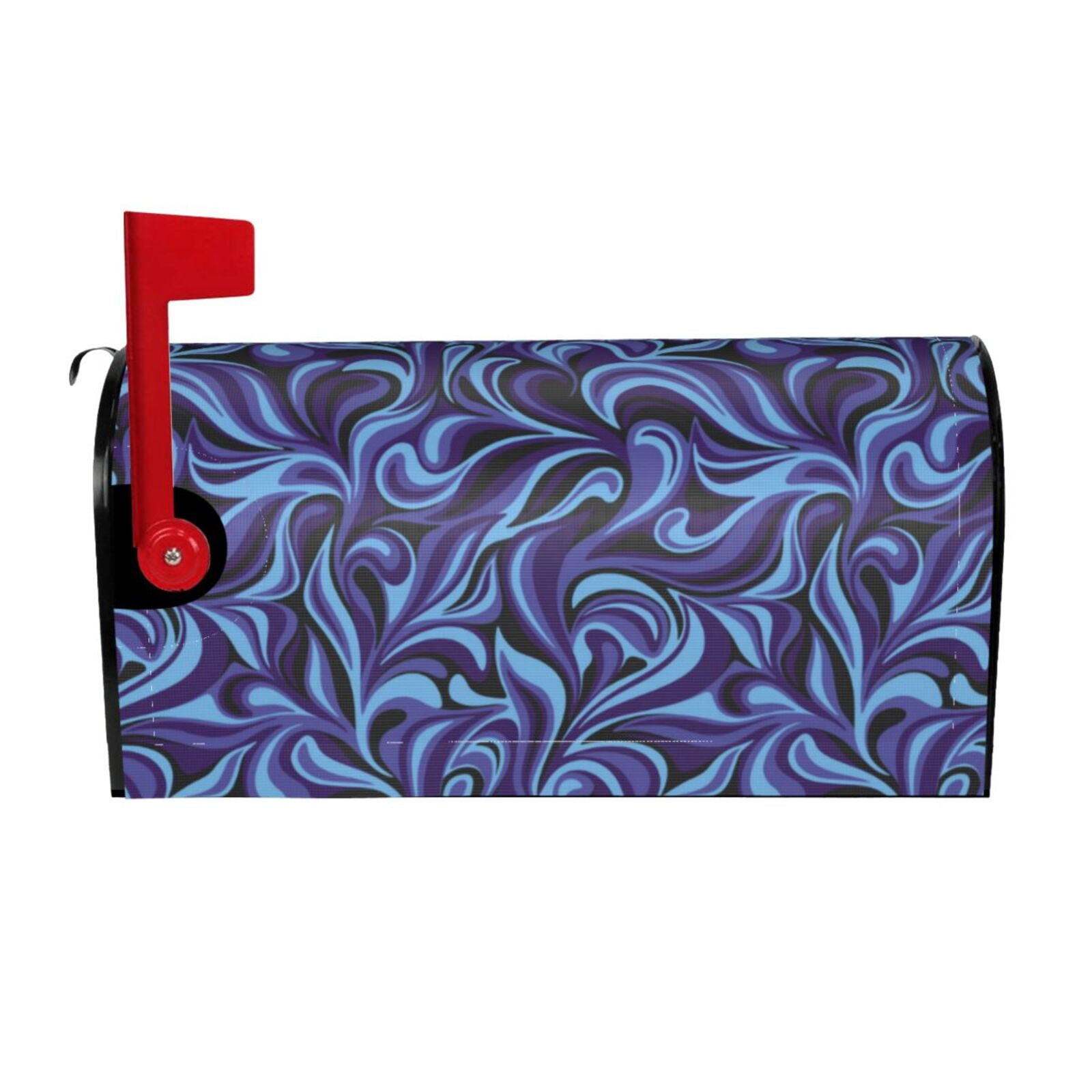 Mailbox Covers, abstract curly floral Welcome Cute Mailbox Cover ...