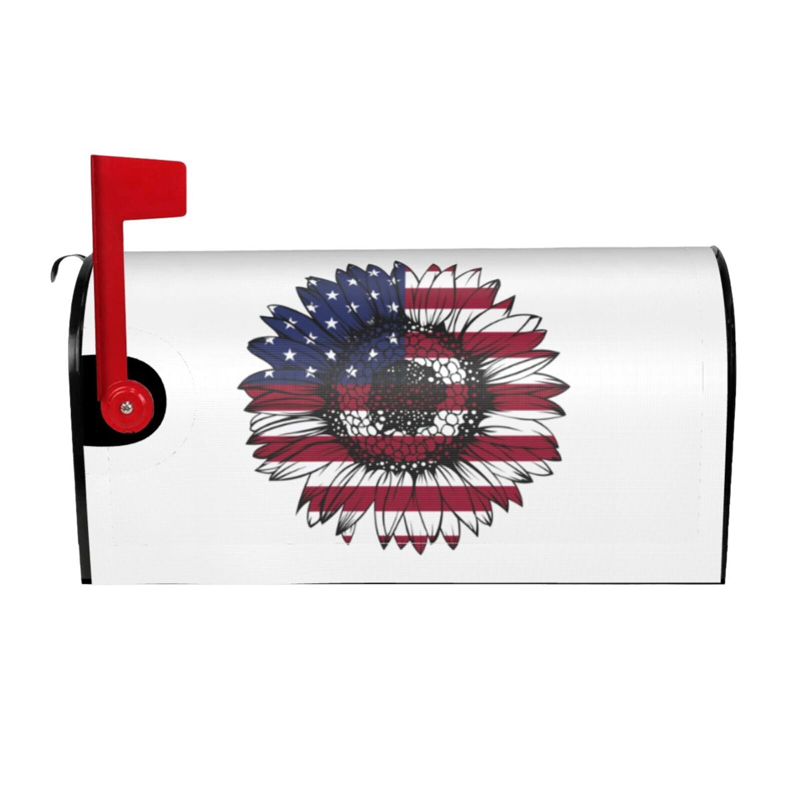 Mailbox Covers, american_flag_sunflower Welcome Cute Mailbox Cover ...