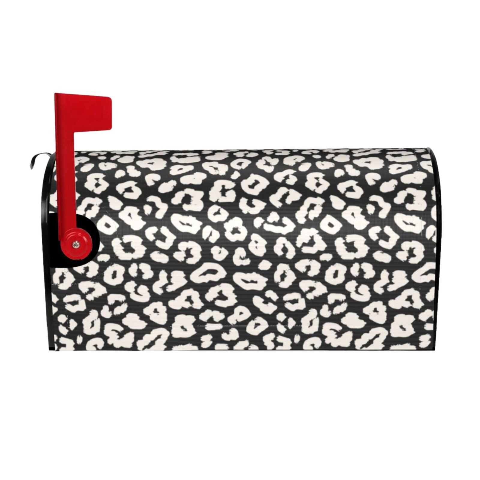 Mailbox Covers, black white trendy Leopard Welcome Cute Mailbox Cover ...