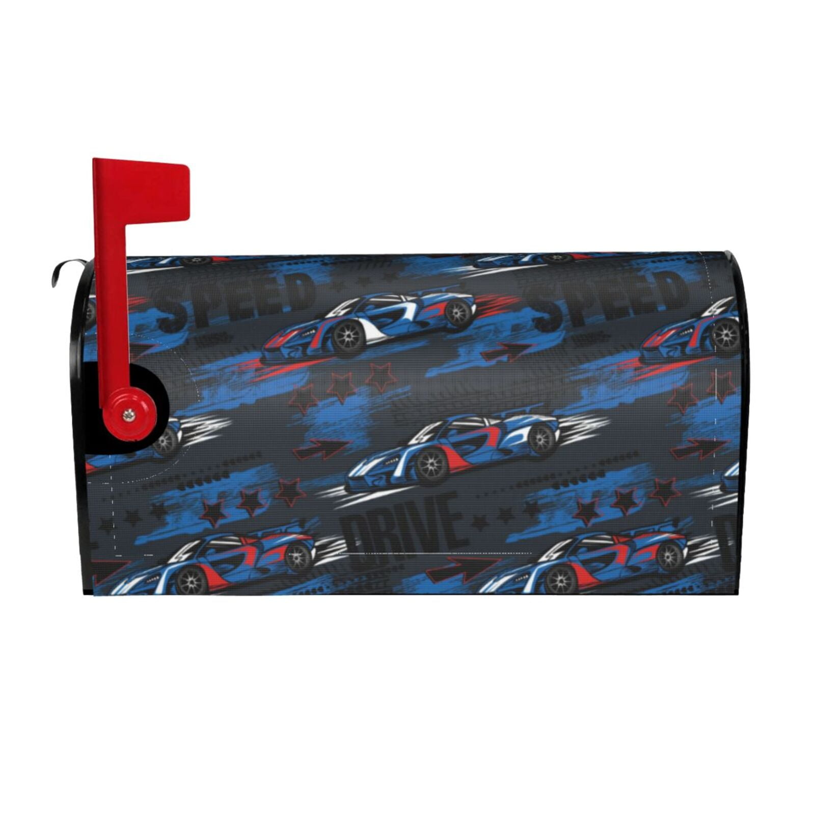 Mailbox Covers blue sports car Waterproof mail Box Covers, Magnetic ...
