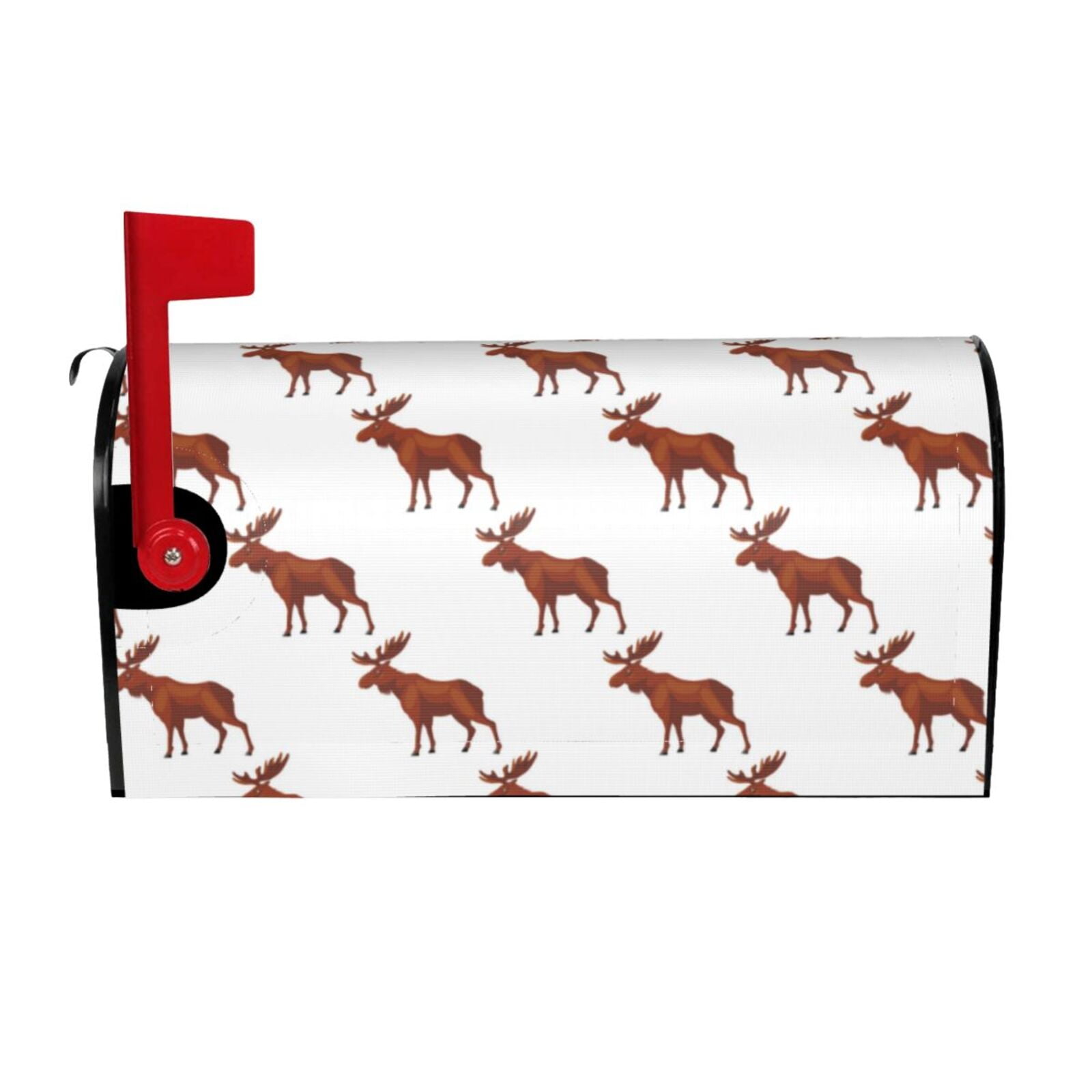 Mailbox Covers, brown Elk Moose cute Welcome Cute Mailbox Cover ...