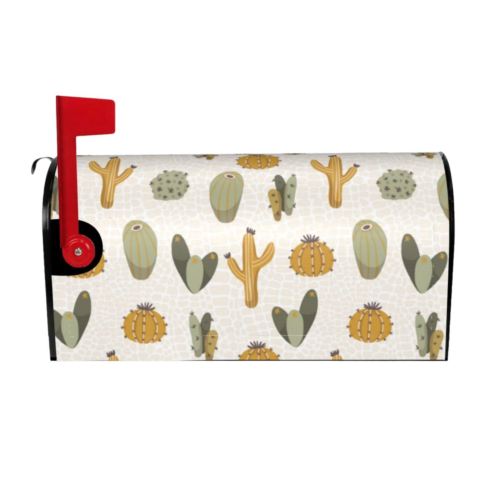 Mailbox Covers, cartoon Cactus Pattern Welcome Cute Mailbox Cover ...