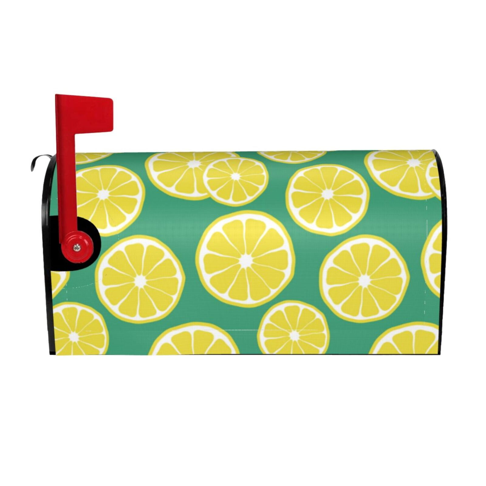 Mailbox Covers, cartoon Lemon green Welcome Cute Mailbox Cover Magnetic ...