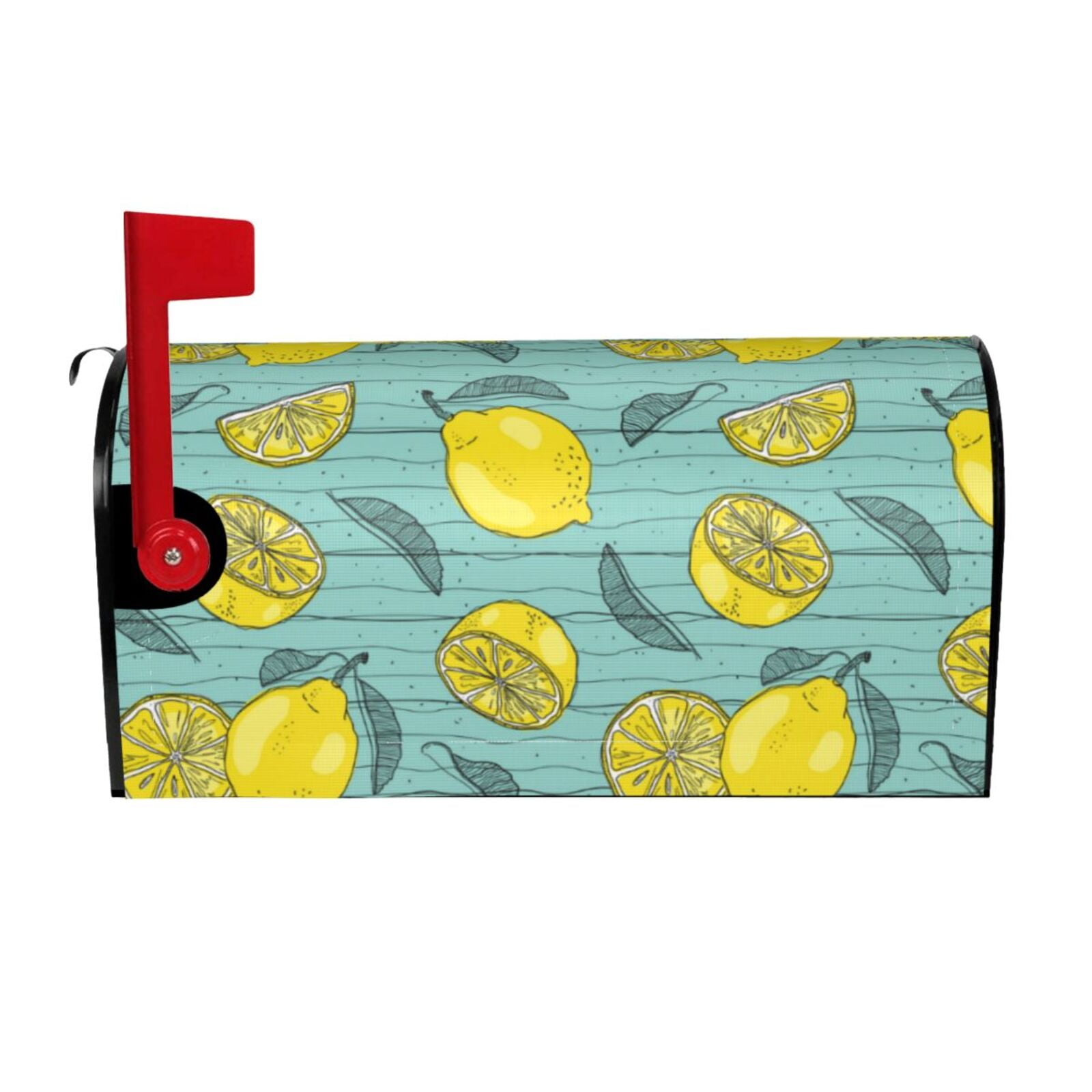 Mailbox Covers cartoon Lemon yellow Waterproof mail Box Covers ...