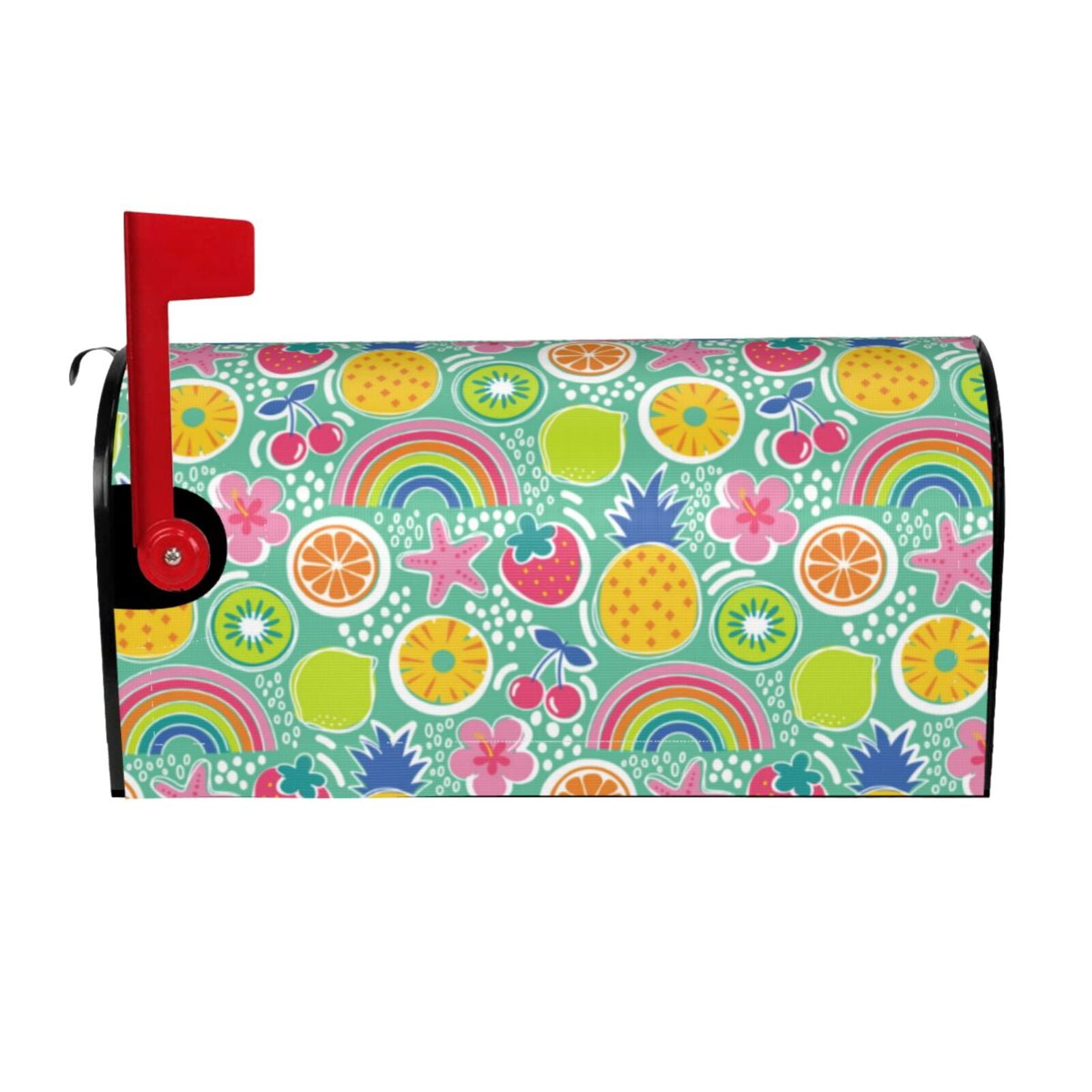 Mailbox Covers, colorful fruit rainbow Cute Welcome Mailbox Cover ...