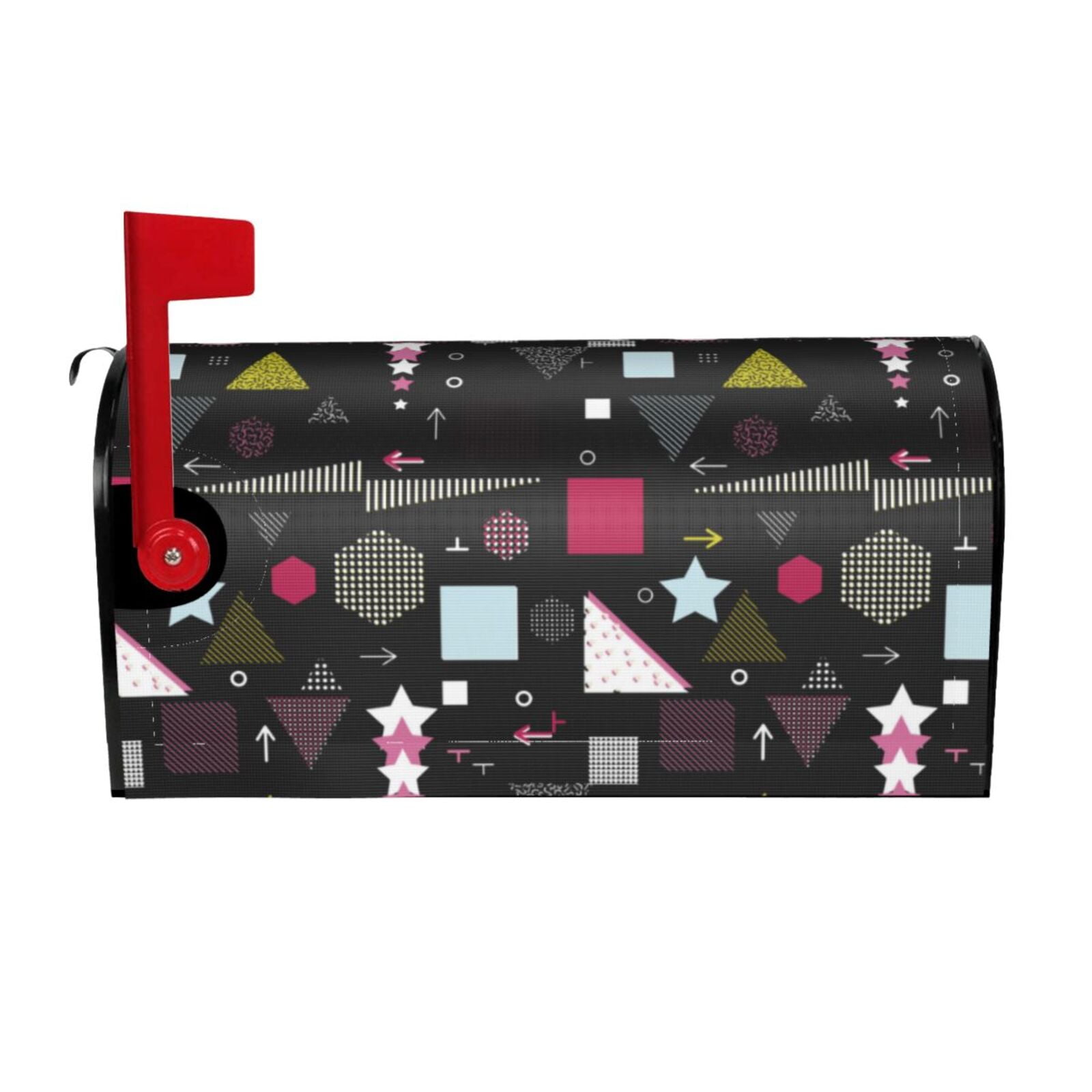 Mailbox Covers colorful geometry Waterproof mail Box Covers, Magnetic ...