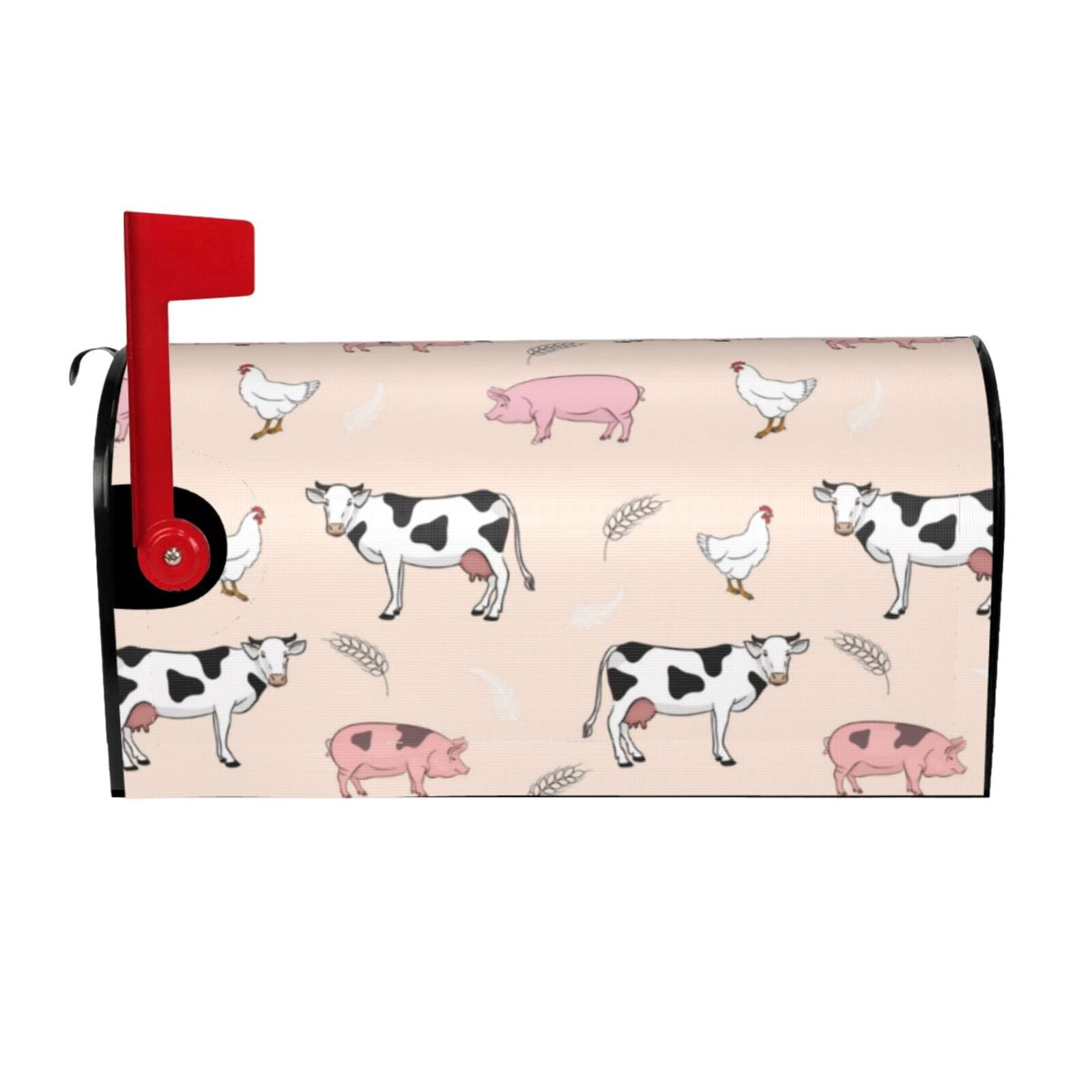 Mailbox Covers, cow pig chicken cute Welcome Mailbox Cover Magnetic ...