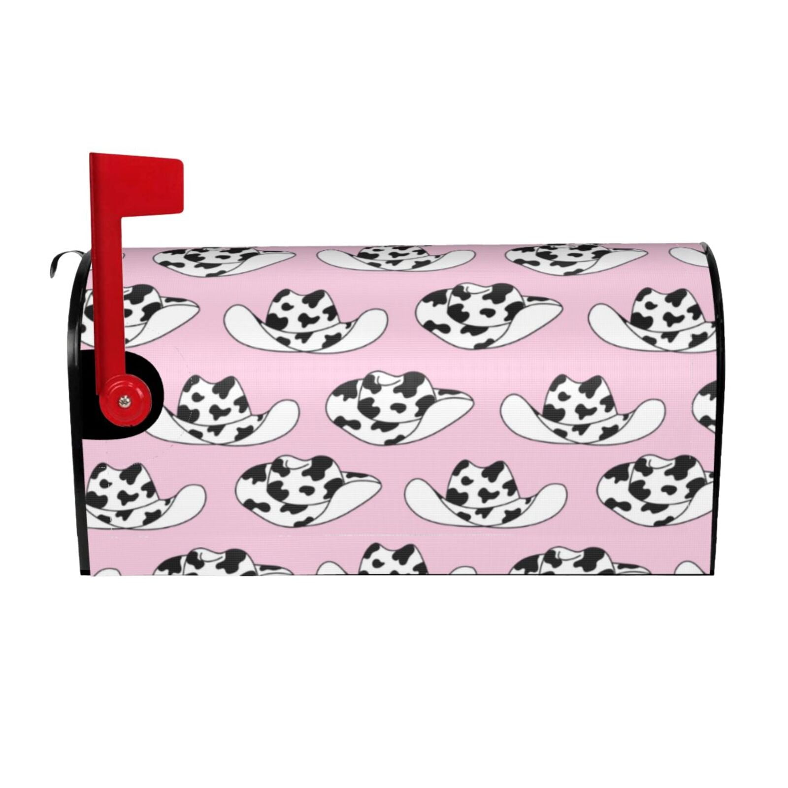 Mailbox Covers cowgirl hats cow print pink Waterproof mail Box Covers ...