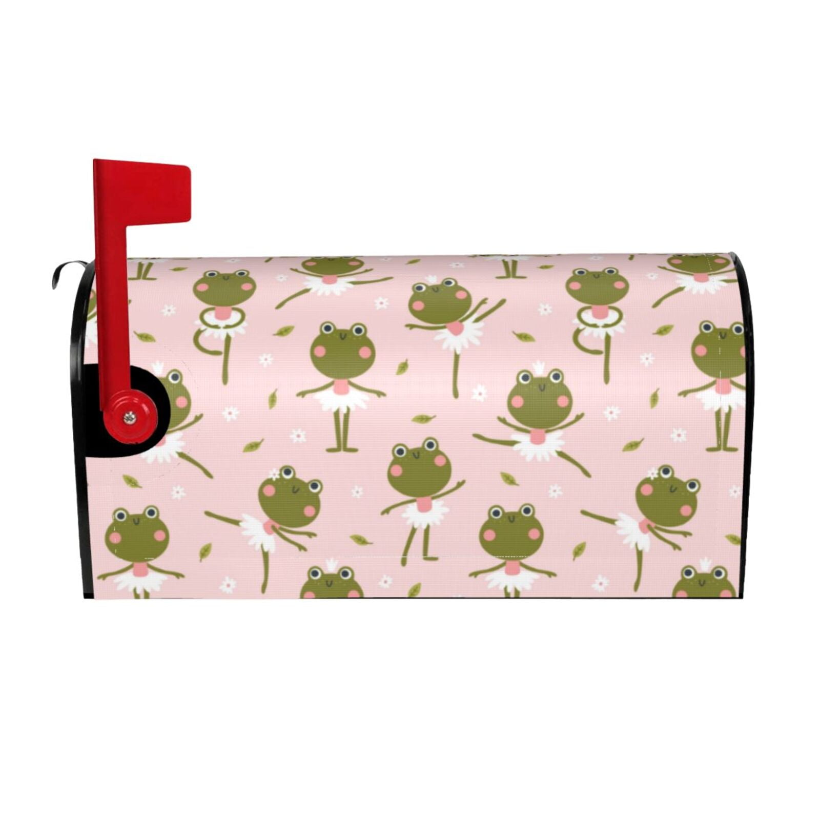 Mailbox Covers, cute ballet frogs flower pink Welcome Cute Mailbox ...