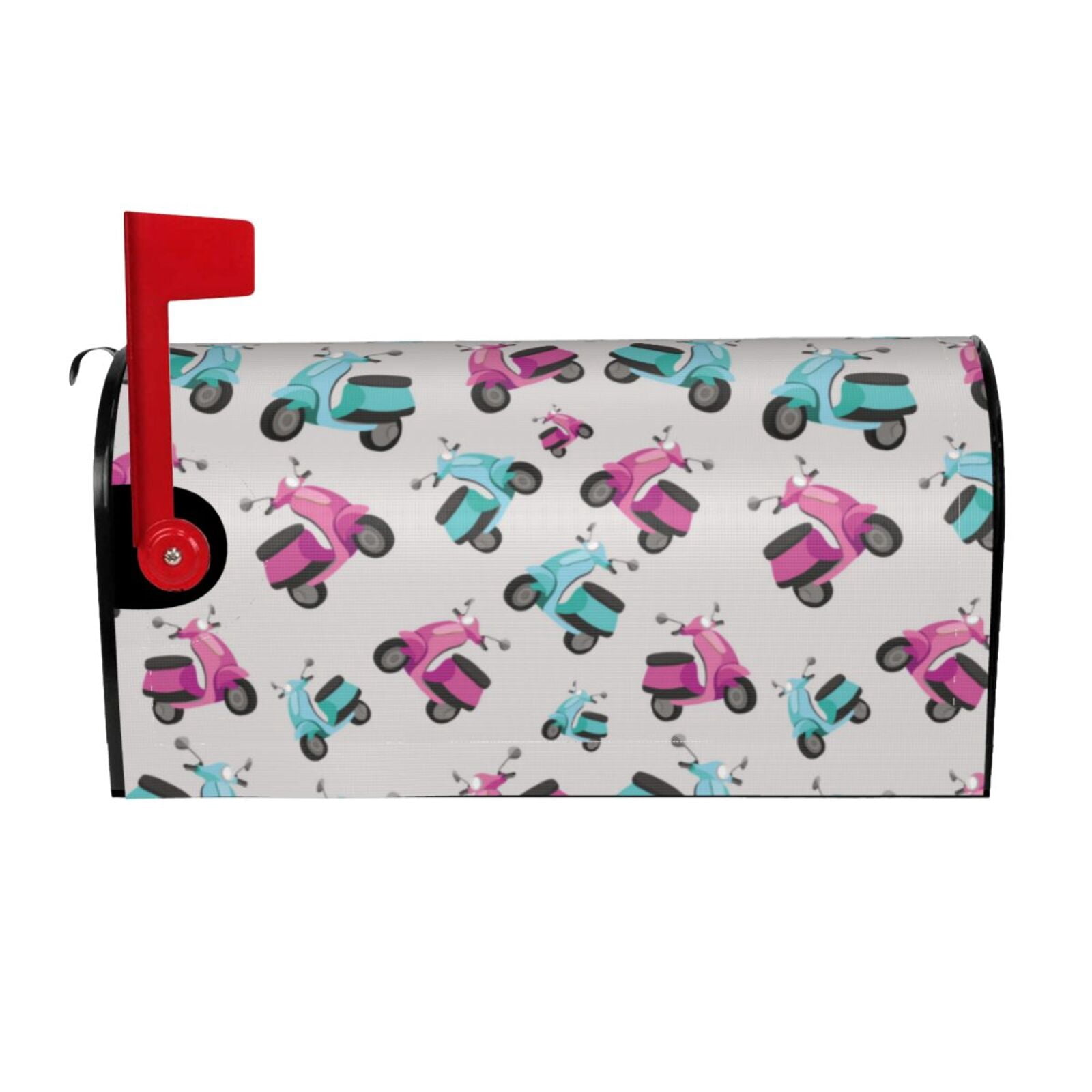 Mailbox Covers, electric Bike Pattern Cute Welcome Mailbox Cover ...