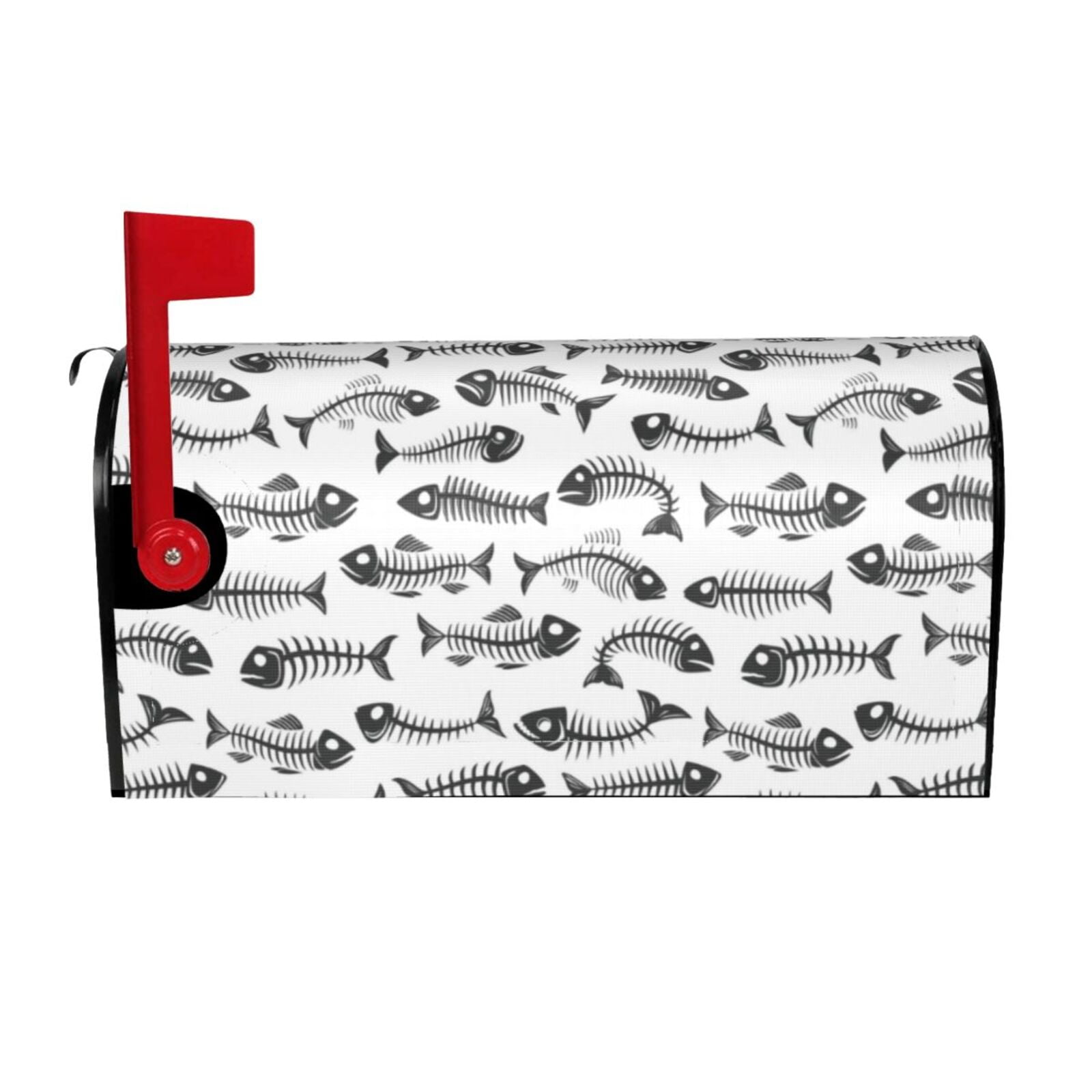 Mailbox Covers fish bones Waterproof mail Box Covers, Magnetic Standard ...