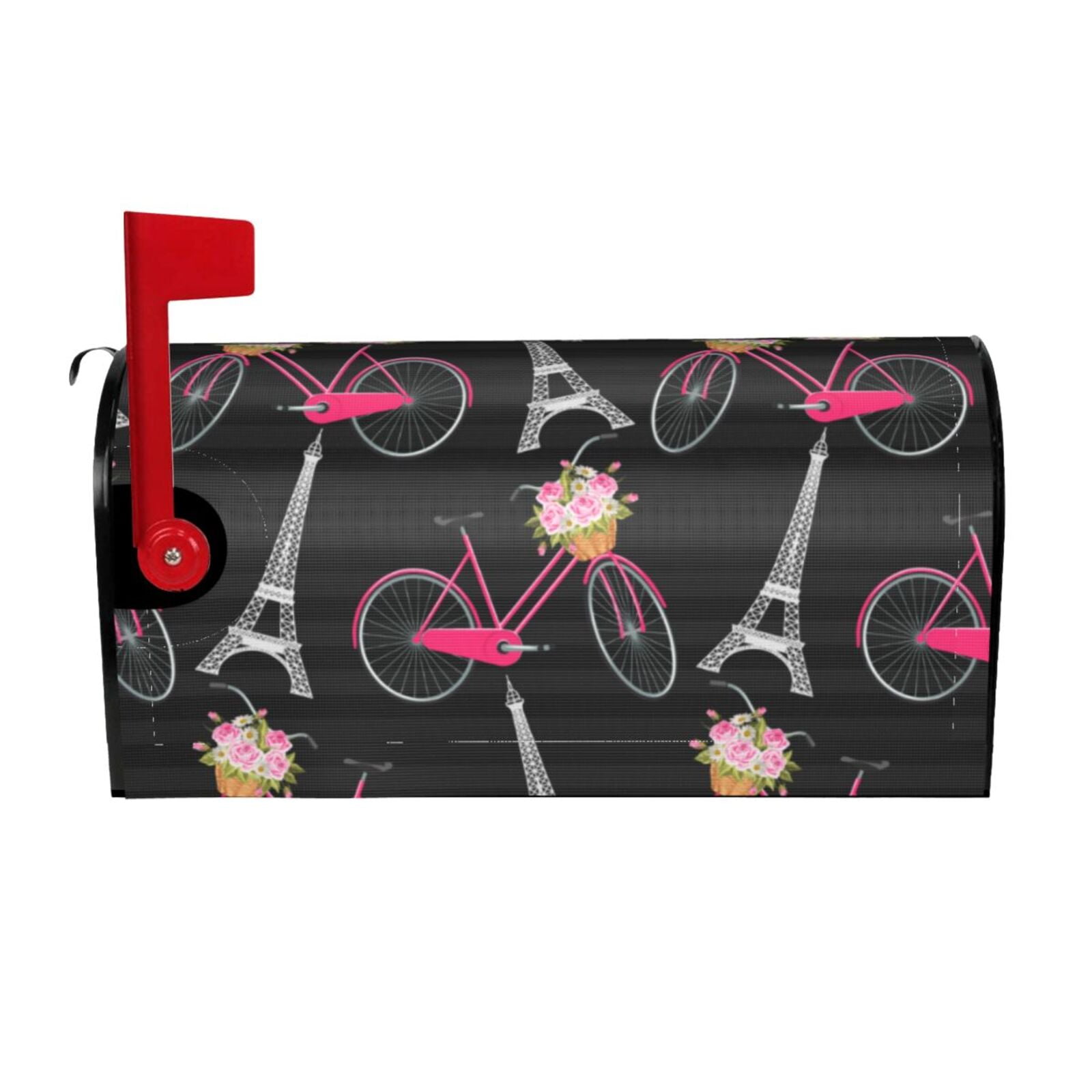 Mailbox Covers, flower Tower bike Welcome Cute Mailbox Cover Magnetic ...