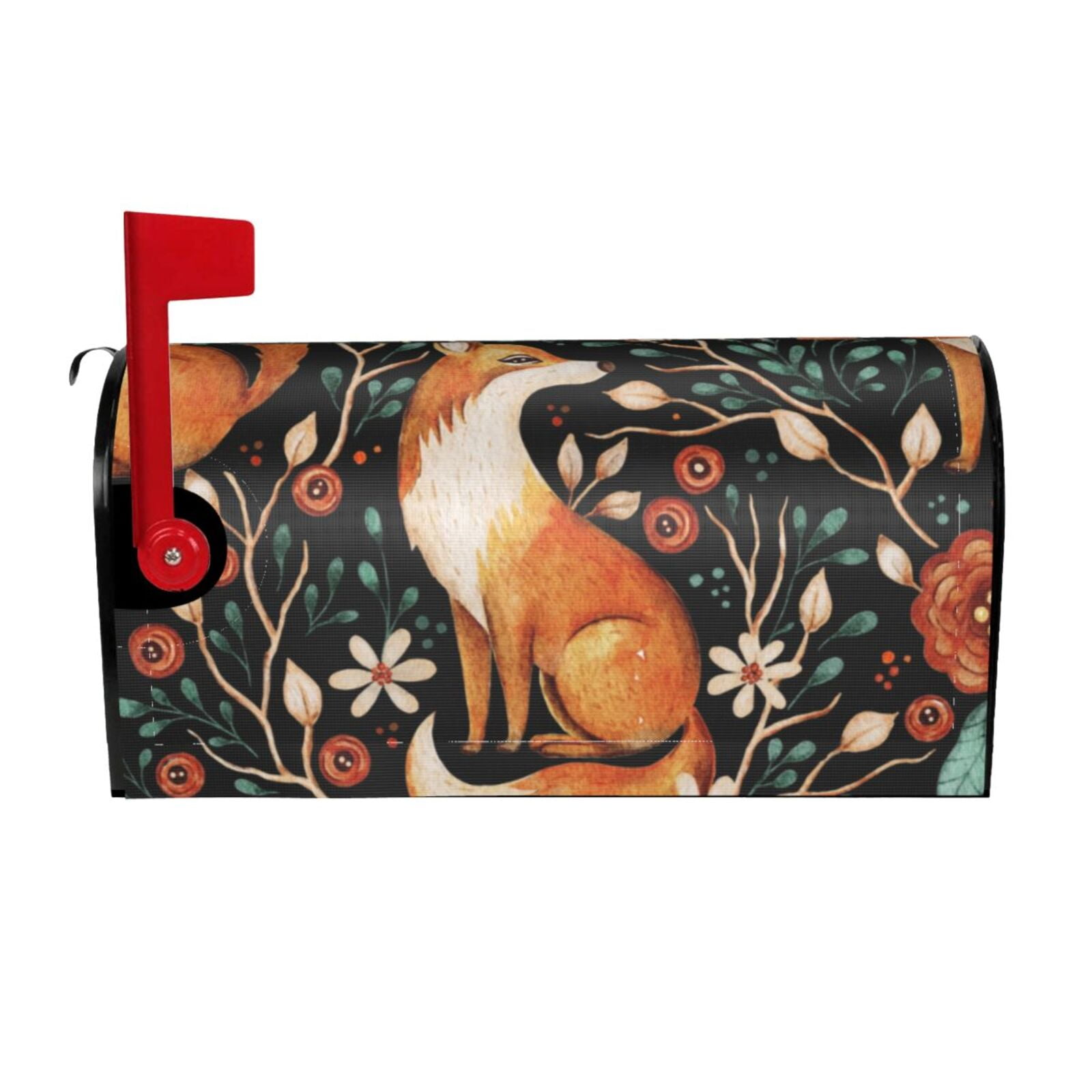 Mailbox Covers, fox fall forest flower Welcome Cute Mailbox Cover ...