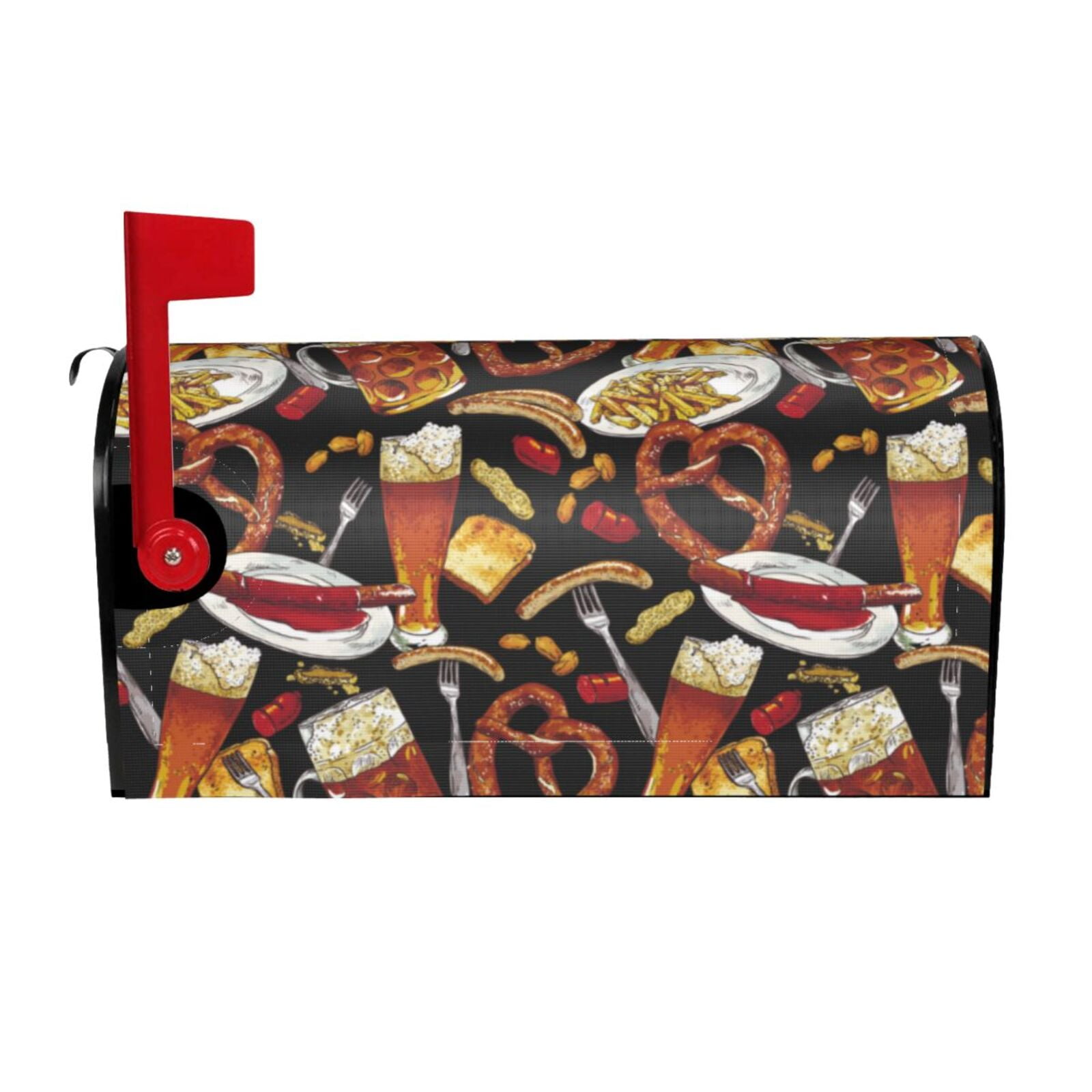 Mailbox Covers fries beer sausage Waterproof mail Box Covers, Magnetic ...