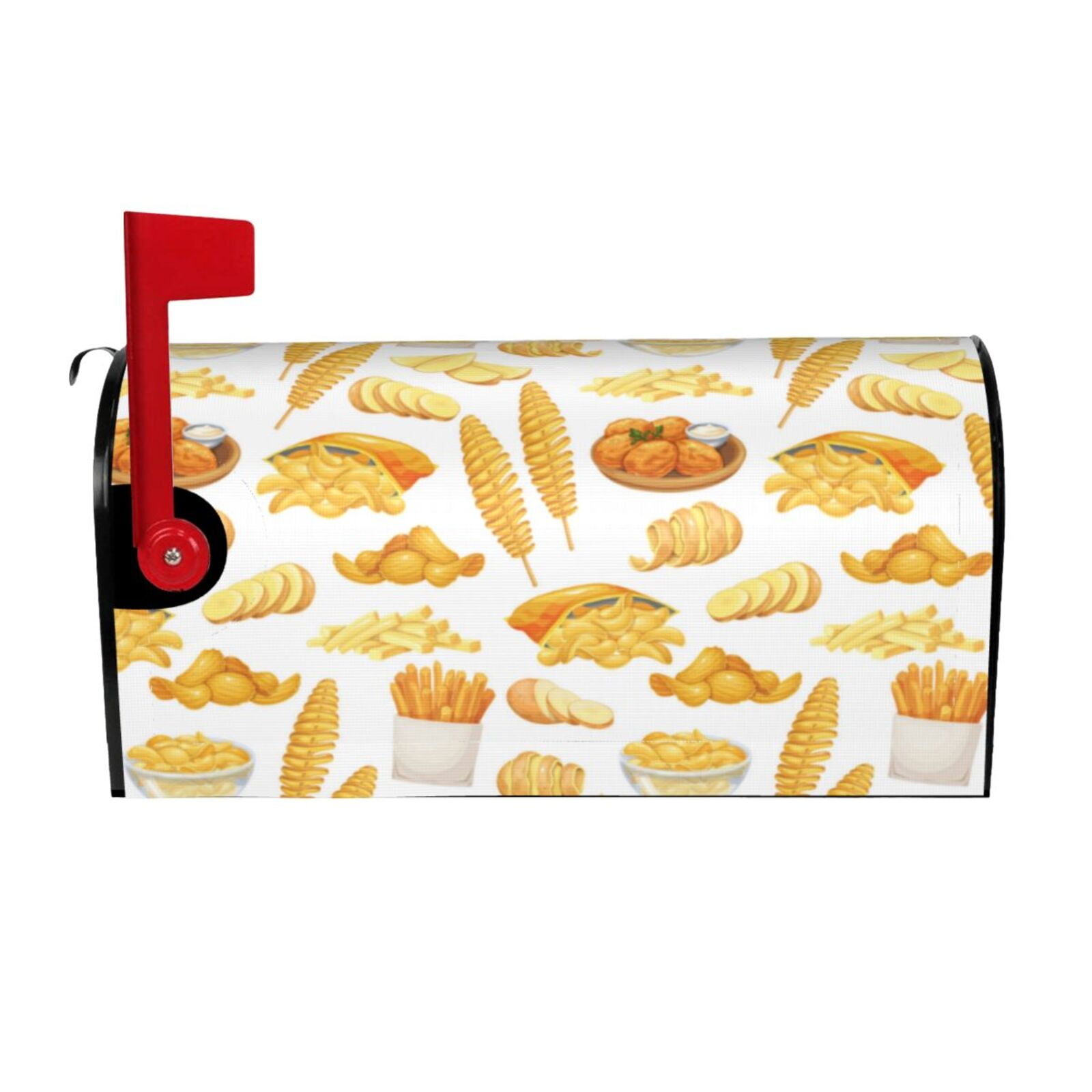 Mailbox Covers, fries potato chips Cute Welcome Mailbox Cover Magnetic ...