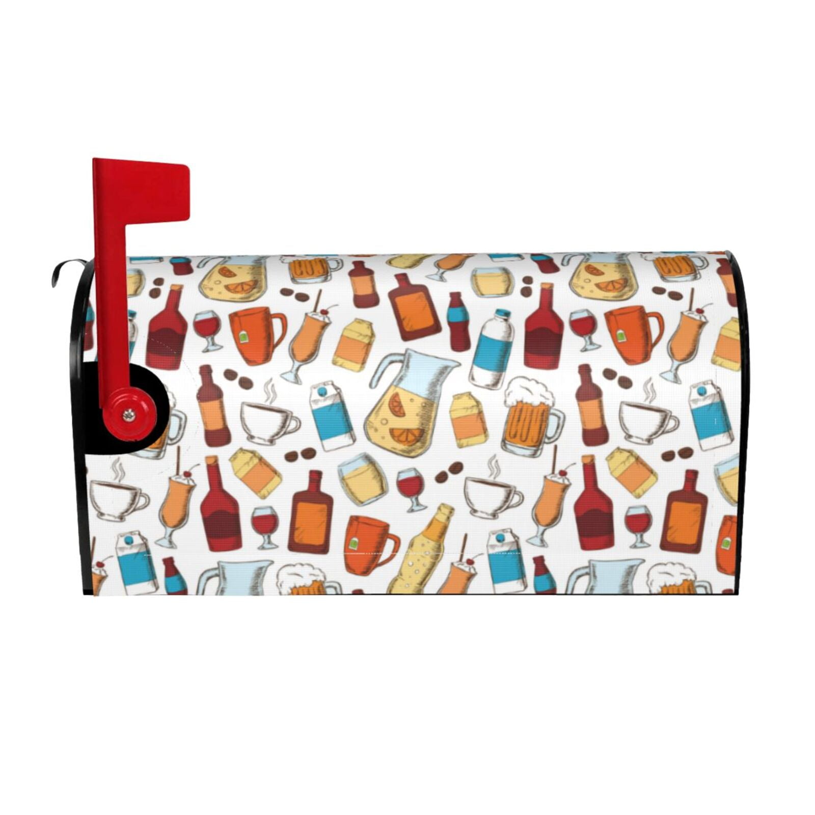 Mailbox Covers glass beer Waterproof mail Box Covers, Magnetic Standard ...