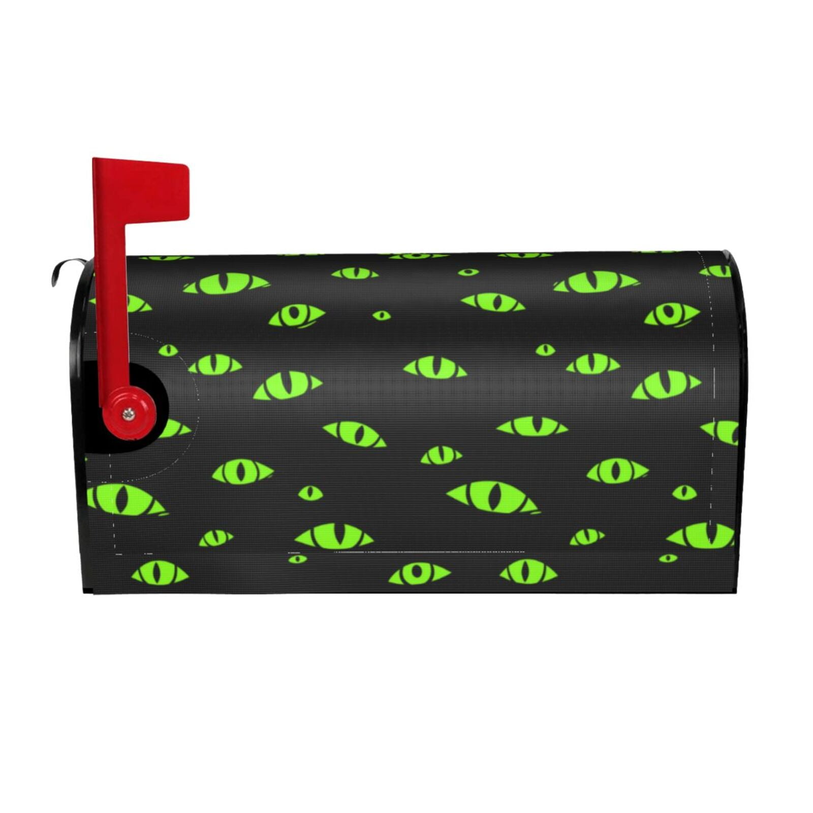 Mailbox Covers, green eye pattern Cute Welcome Mailbox Cover Magnetic ...