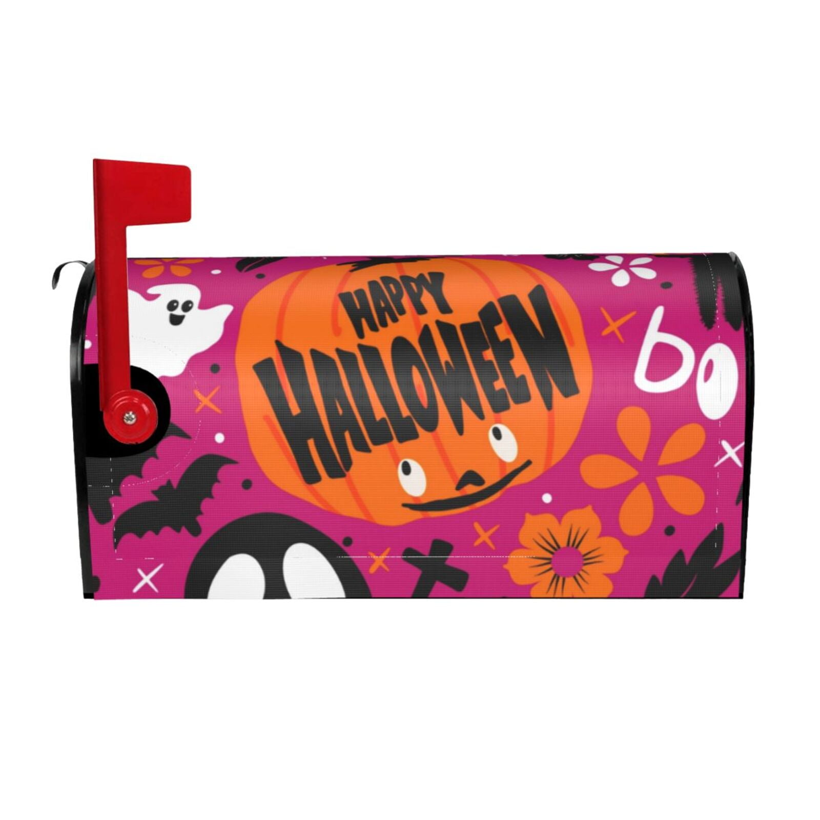 Mailbox Covers happy spooky elements pink Waterproof mail Box Covers ...