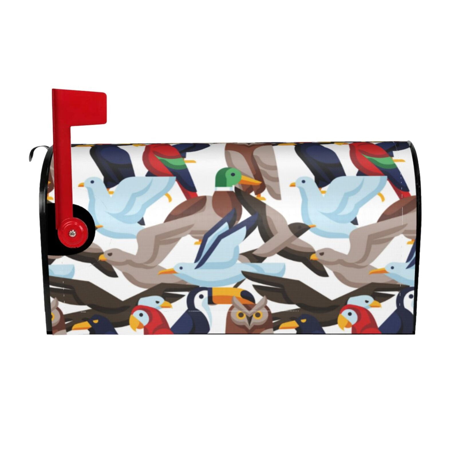 Mailbox Covers, parrot owl Welcome Cute Mailbox Cover Magnetic Standard ...