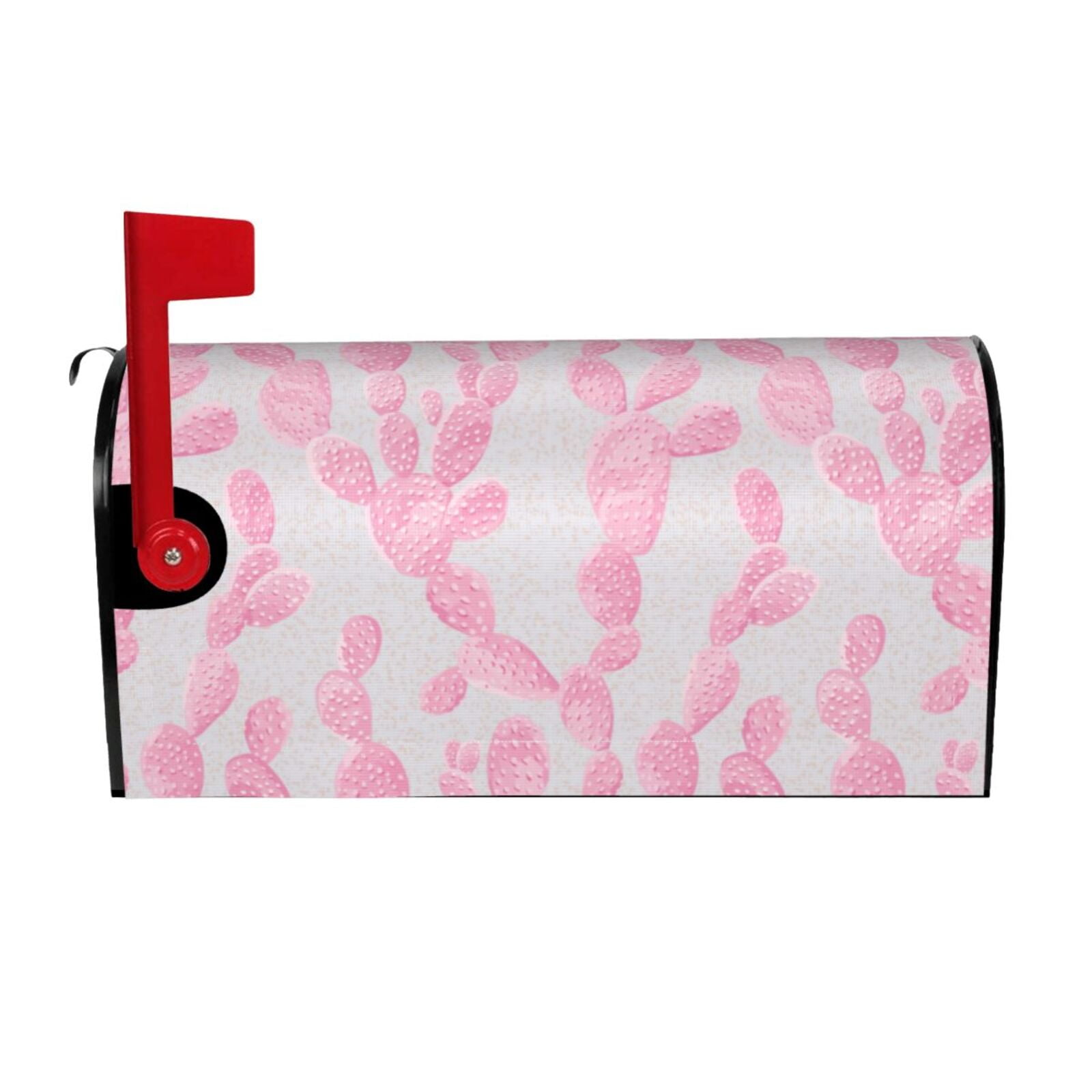 Mailbox Covers pink Cactus Pattern Waterproof mail Box Covers, Magnetic ...