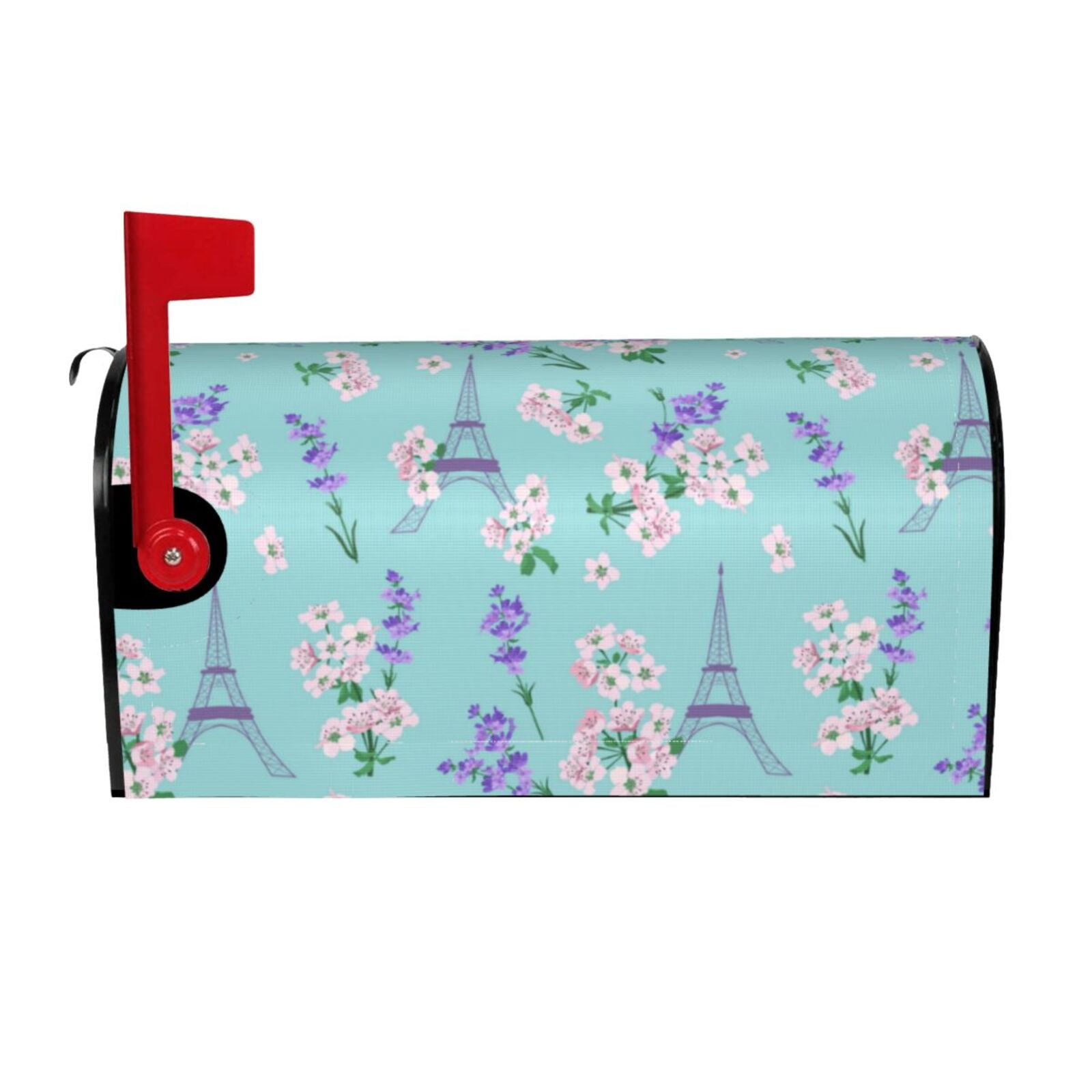 Mailbox Covers purple Tower flower Waterproof mail Box Covers, Magnetic ...