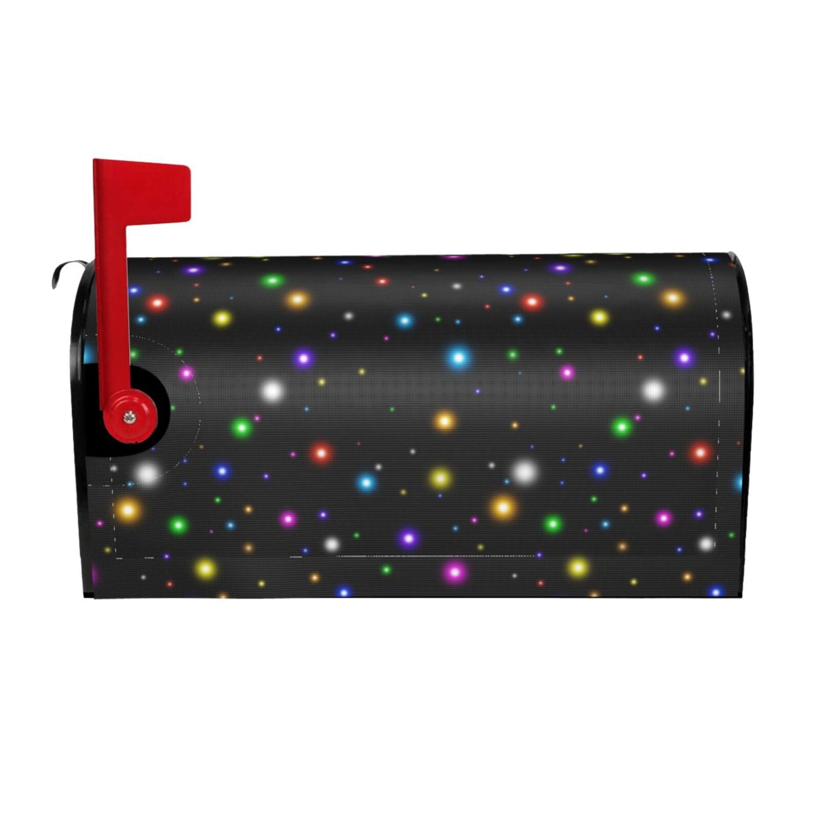 Mailbox Covers sparks abstract shiny sky black Waterproof mail Box ...