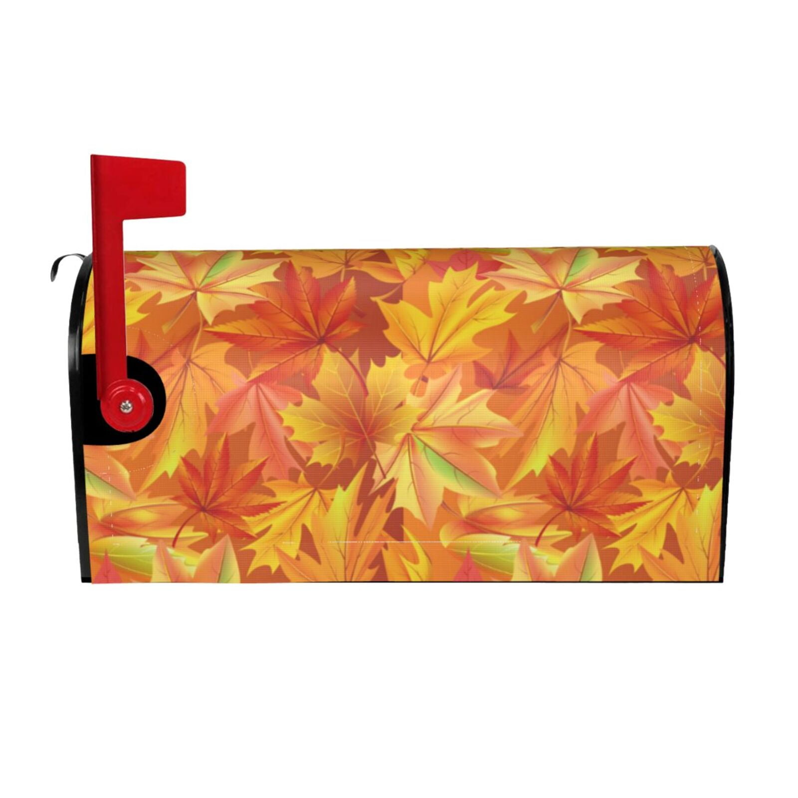Mailbox Covers yellow maple leaf Waterproof mail Box Covers, Magnetic ...