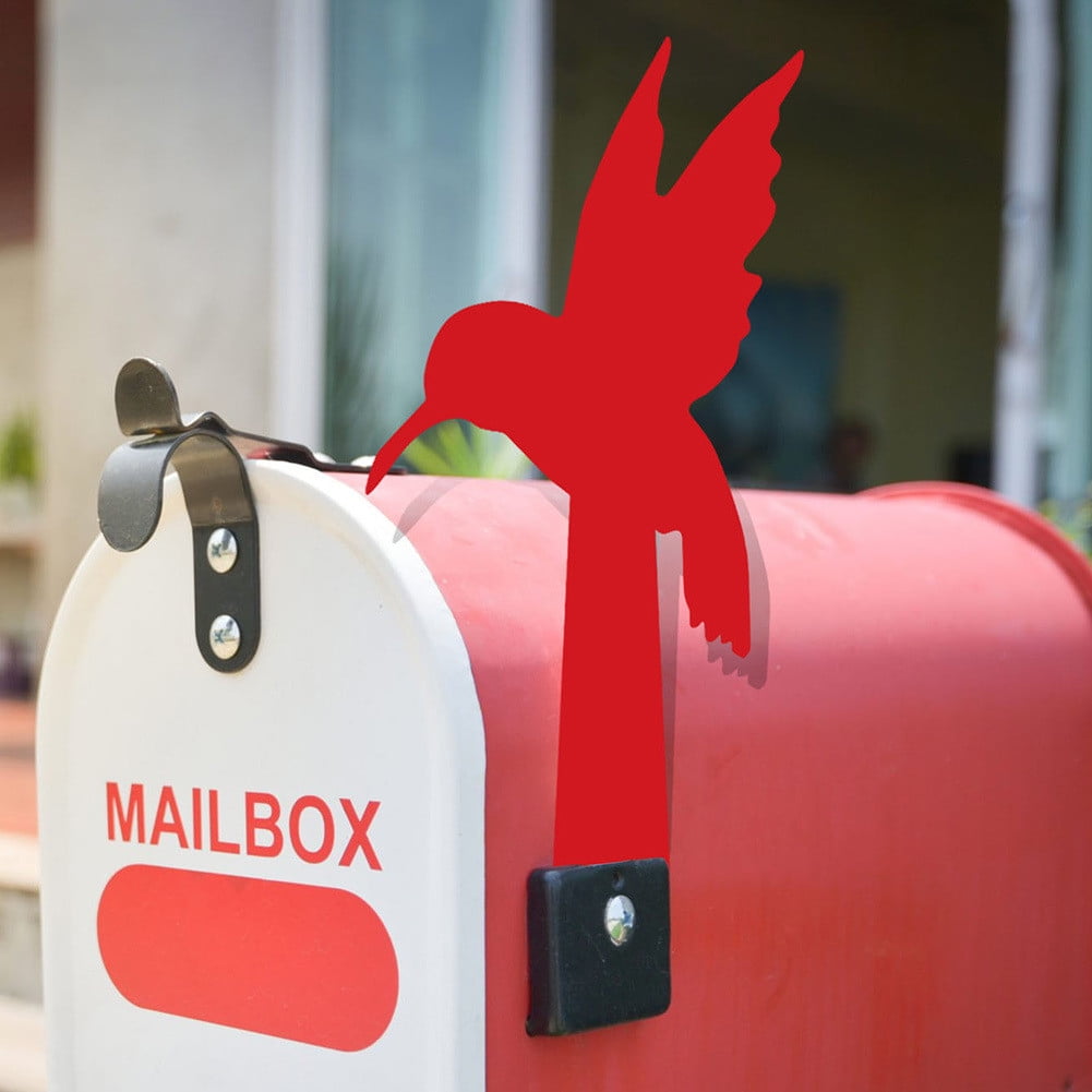 Bksdlh Red Carrier Mailbox Decoration Identification Handicrafts Board ...