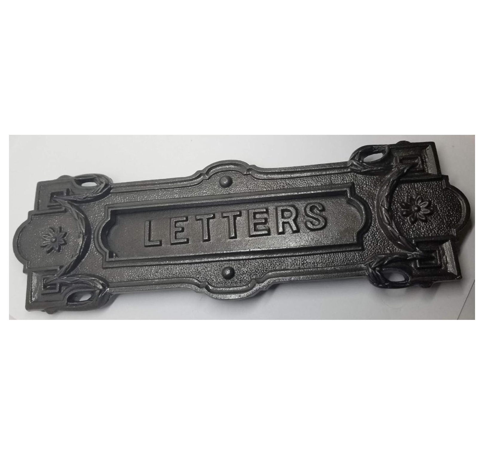 Mailbox Letter Slot Swinging Door Wall Mounted cast Iron neo Classical ...