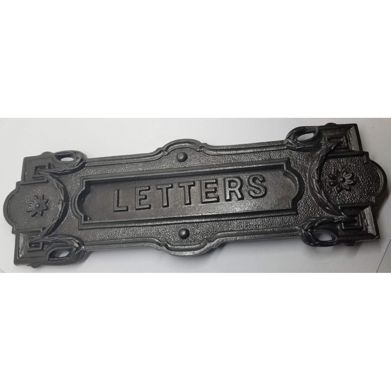 Mailbox Letter Slot Swinging Door Wall Mounted cast Iron neo Classical ...