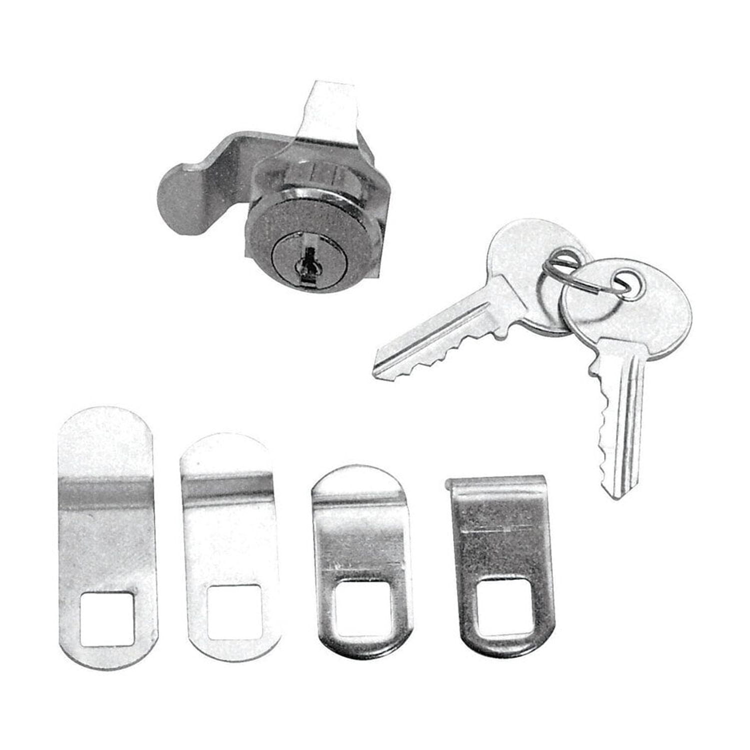 Mailbox Lock, 5 Cam, Nickle Finish, ILCO 1003M Keyway, Opens Counter ...