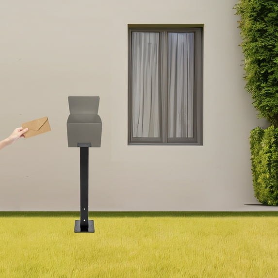 Mailbox Post with Post Base Mailbox Mounting Post Mailbox Post for ...