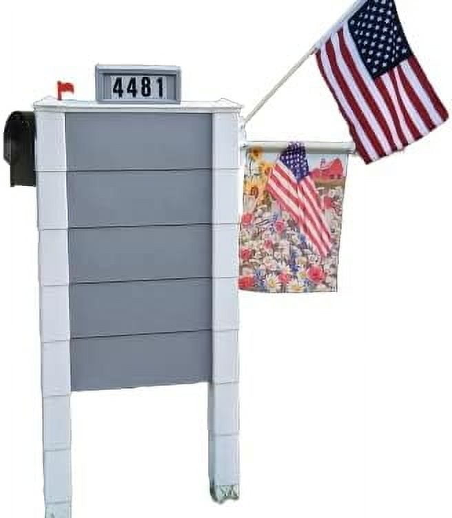 Mailbox Protector - Pre-Assembled, No Dig, Keep Safe from Snowplow ...