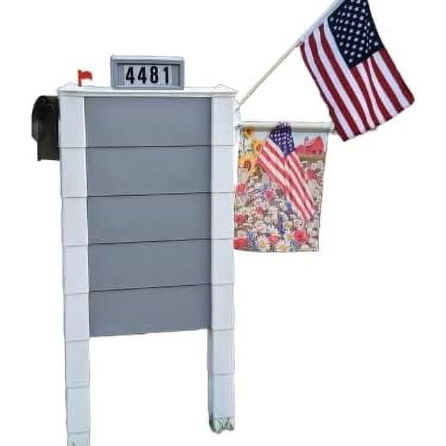 Mailbox Protector - Pre-Assembled, No Dig, Keep Safe from Snowplow ...