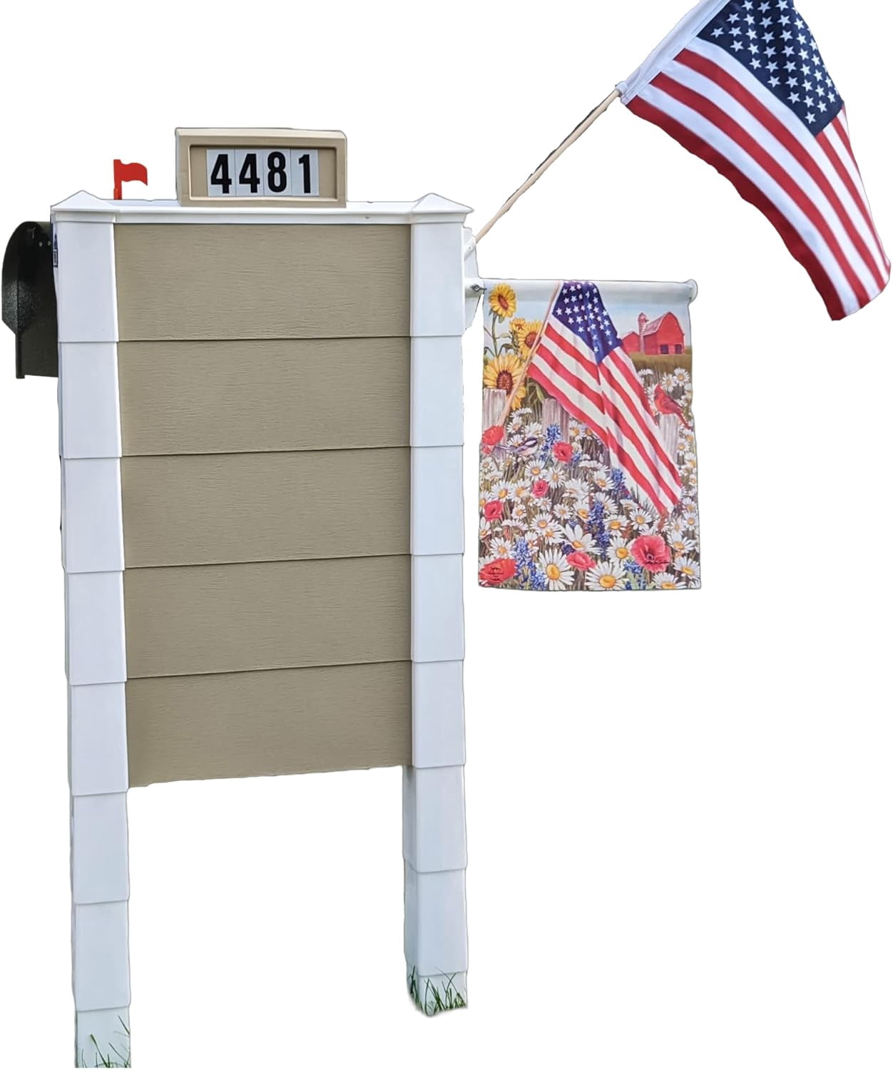 Mailbox Protector - Pre-Assembled, No Dig, Keep Safe from Snowplow ...