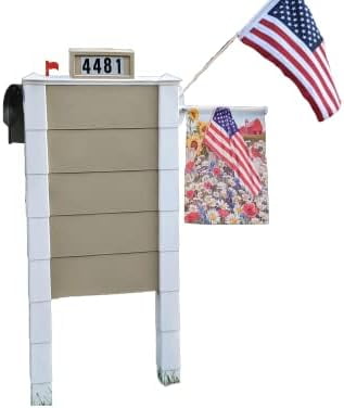 Mailbox Protector - Pre-Assembled, No Dig, Keep Safe from Snowplow ...