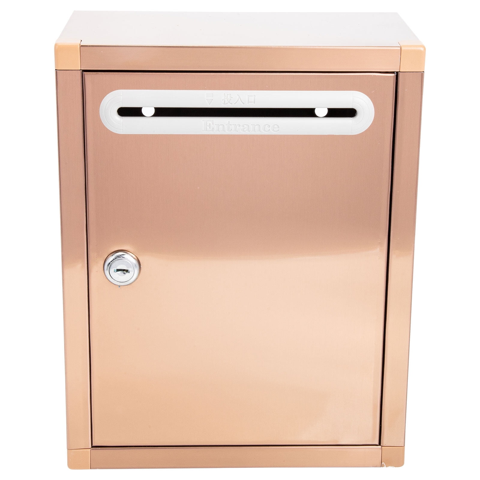 Mailbox for Shops Slot Stainless Steel Mailbox Letter Box Office ...