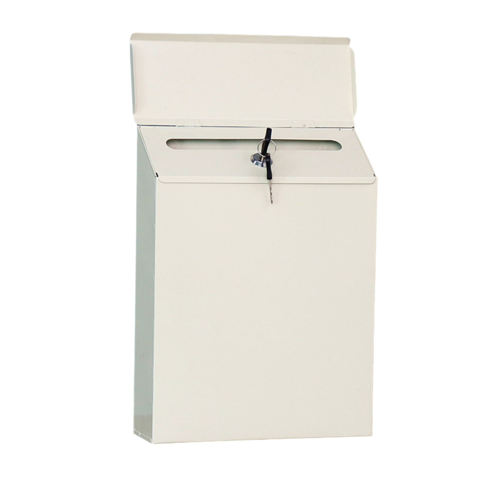 Mailbox with Key Lock,Metal Wall Mount Postbox Safe Lock Box for Front ...